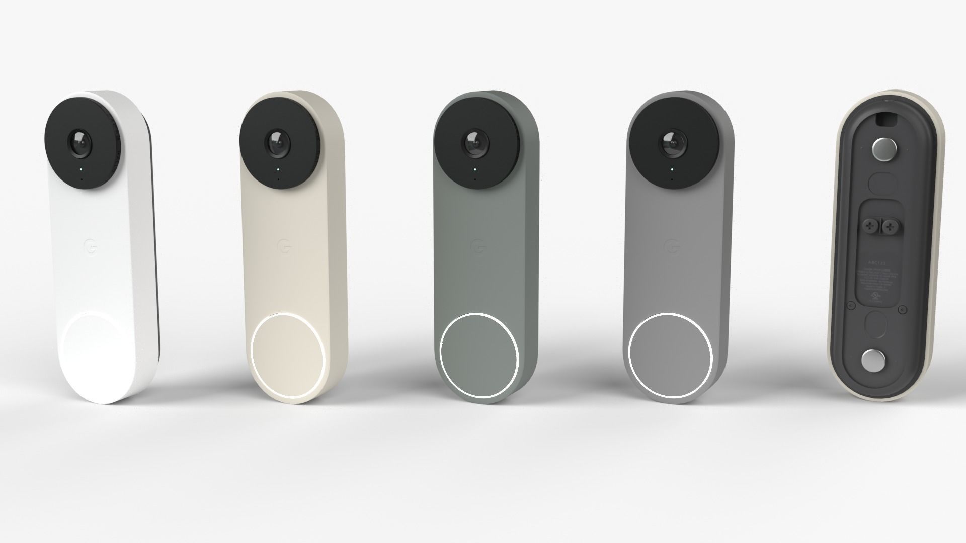Google Nest Smart Doorbell Camera 3D model | CGTrader