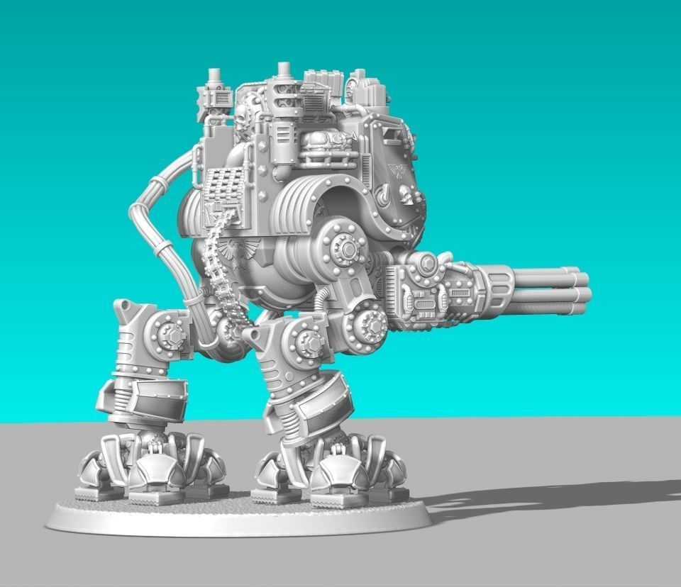 WARGAMING MINIATURE HEAVY ARTILLERY 3D model 3D printable | CGTrader