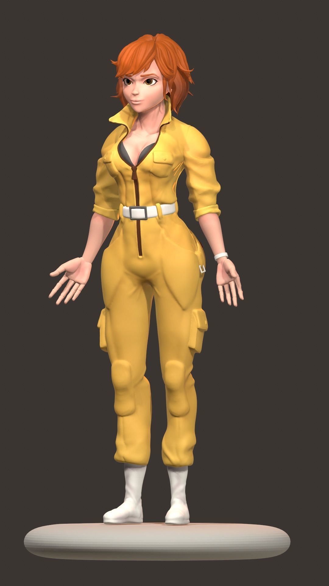 April ONeil from the cartoon TMNT 3D model | CGTrader