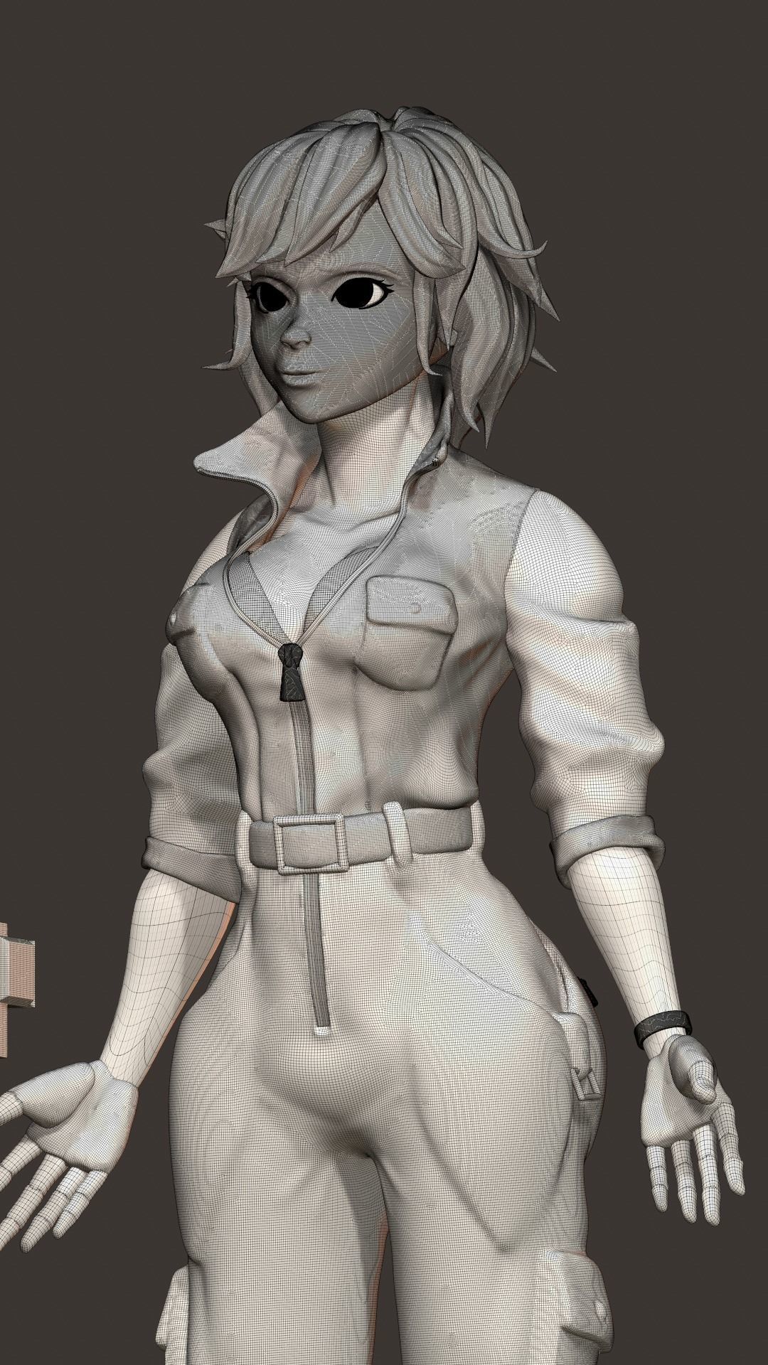 April Oneil From The Cartoon Tmnt 3d Model Cgtrader