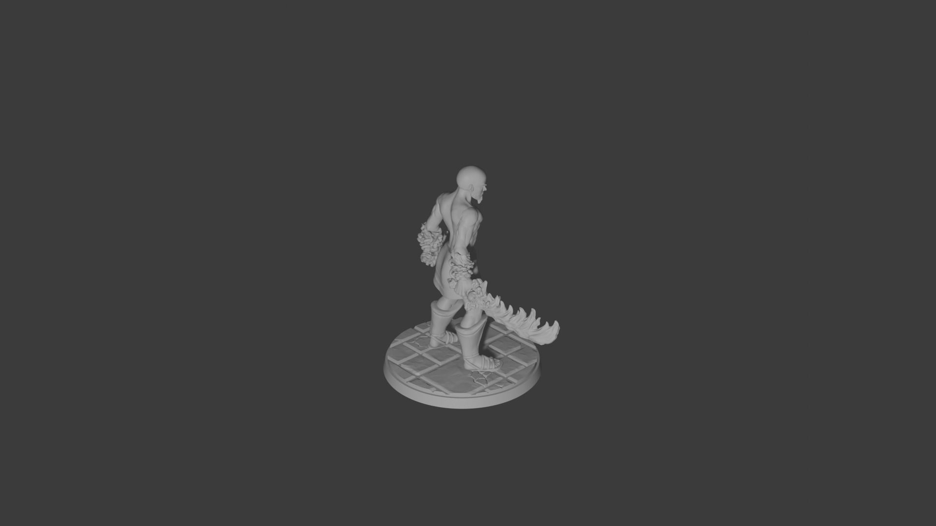 KRATOS YOUNG DND CUSTOM MINI GOD OF WAR RAGNAROK 3D model 3D printable ...