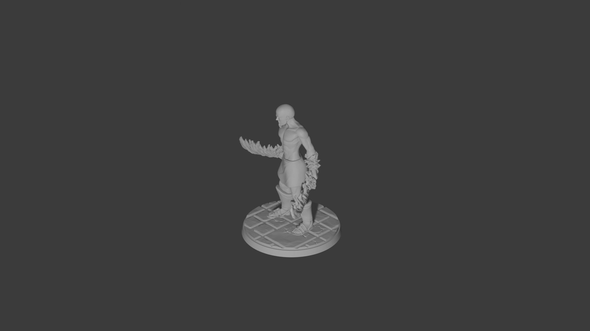 KRATOS YOUNG DND CUSTOM MINI GOD OF WAR RAGNAROK 3D model 3D printable ...