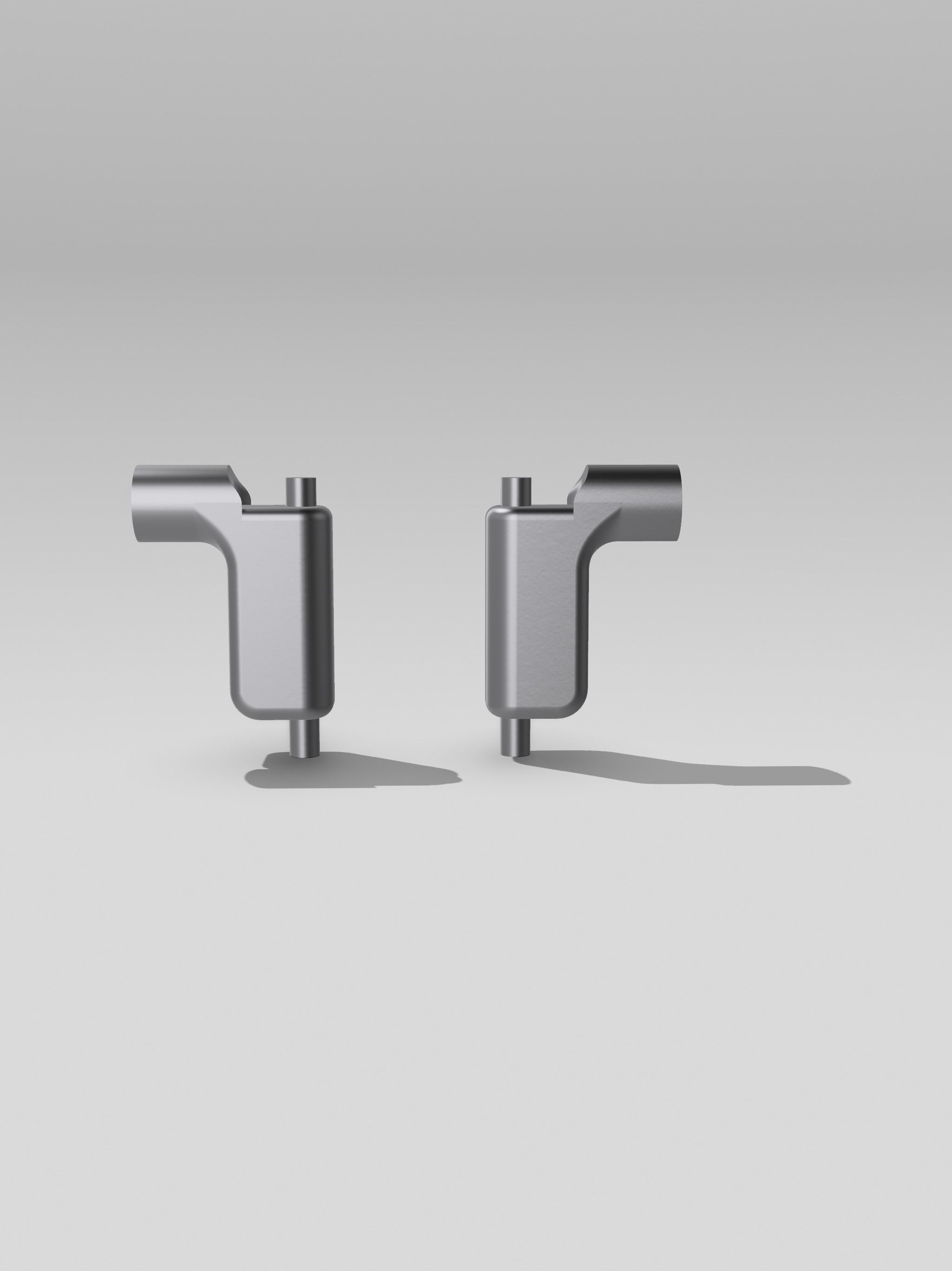 AMT 1951 Chevy Front Lowering Spindles posable 3D model 3D printable ...