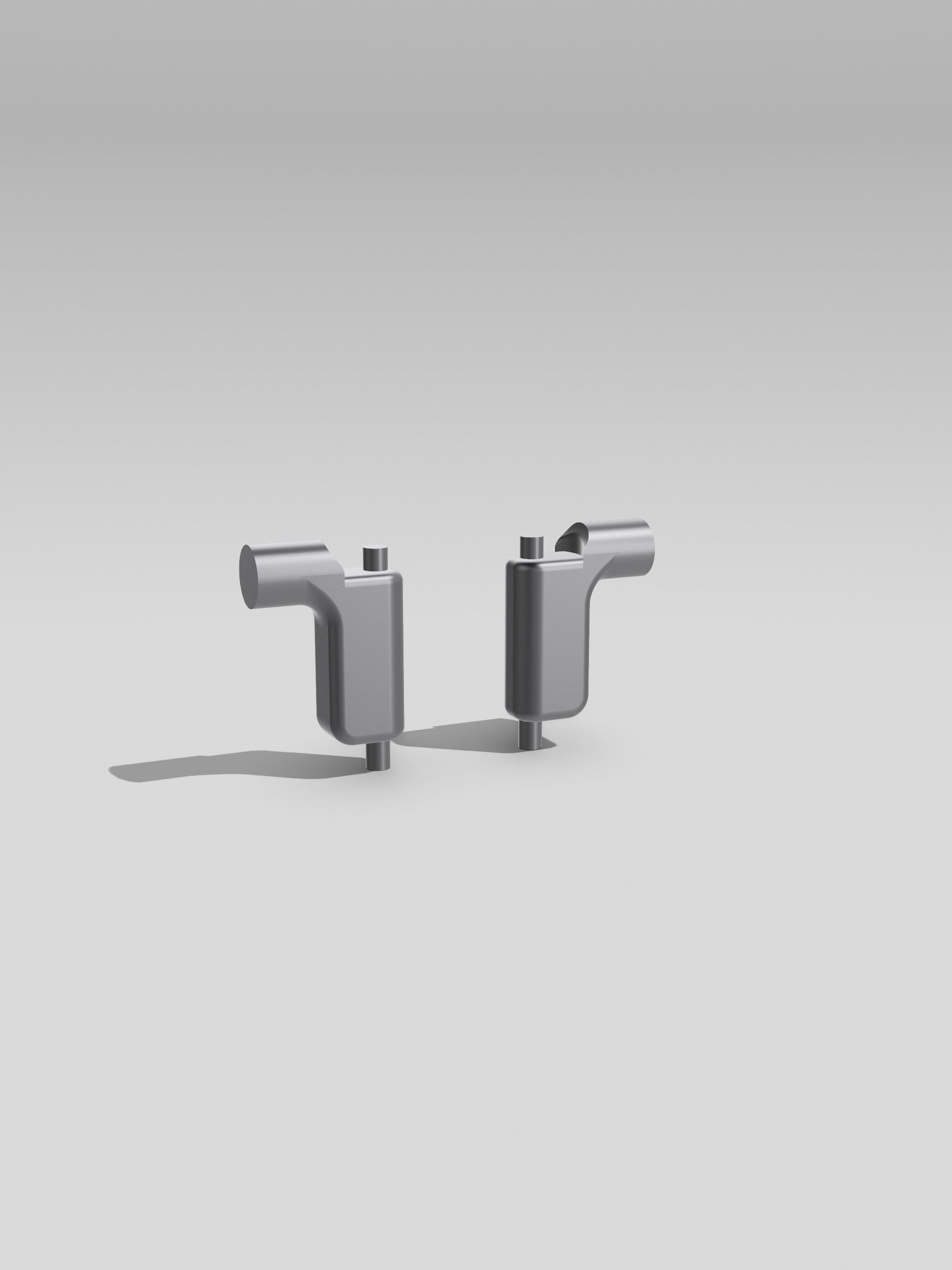 AMT 1951 Chevy Front Lowering Spindles posable 3D model 3D printable ...