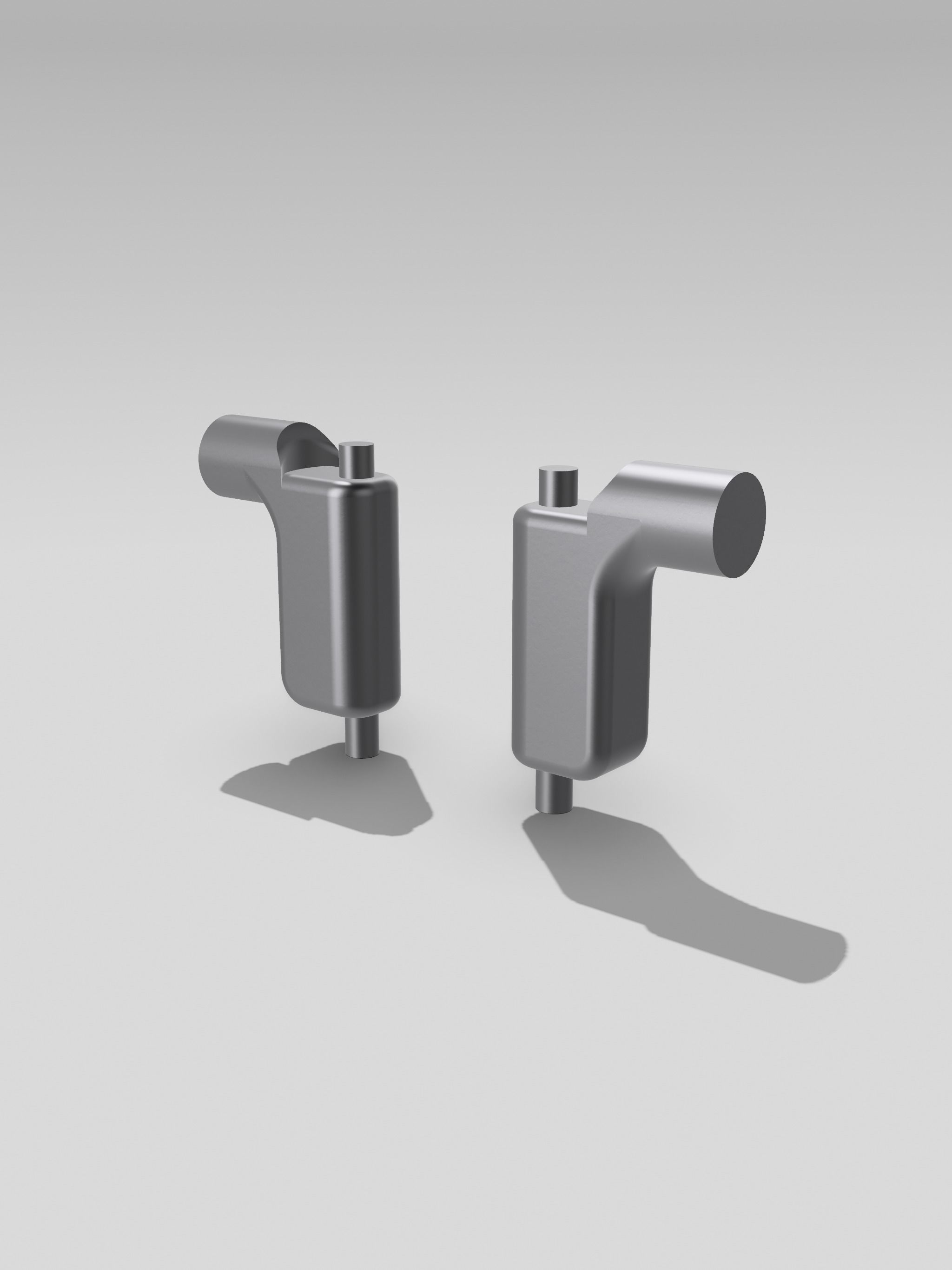 AMT 1951 Chevy Front Lowering Spindles posable 3D model 3D printable ...