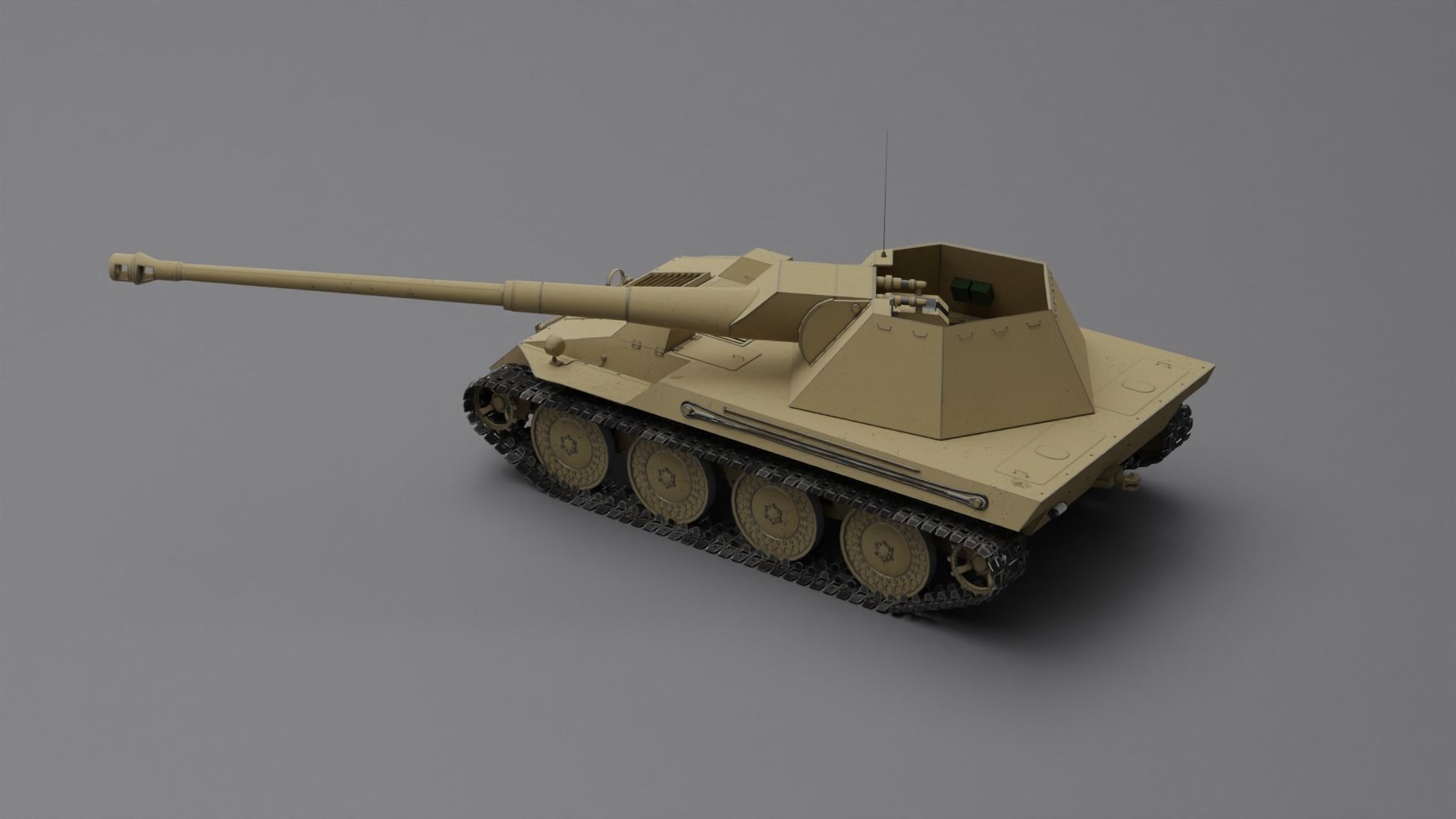 Krupp-Steyr Waffentrager 3D model | CGTrader