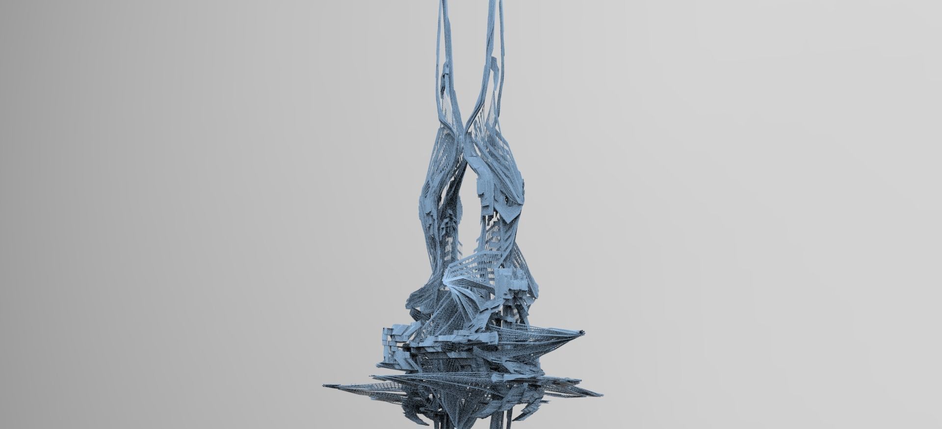 Atlantis Royal Coral Tower structures 3D model | CGTrader