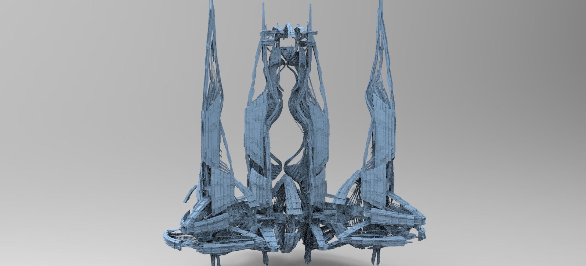 Atlantis Royal Coral Tower structures 3D model | CGTrader