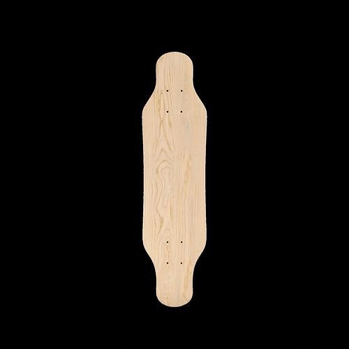 Realistic Longboard shape board skateboard 3D model | CGTrader