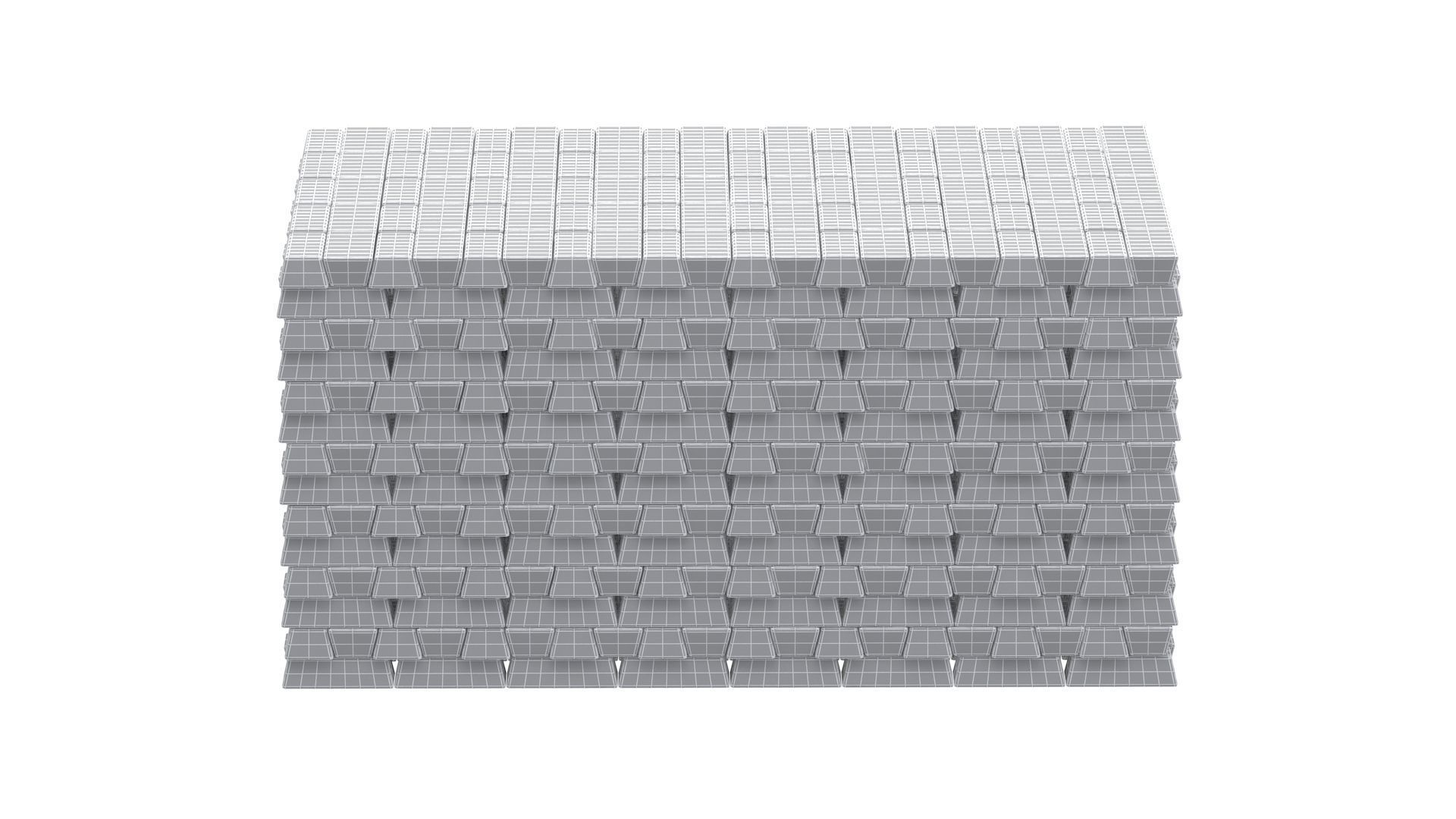 Gold Bars Stack 3D model | CGTrader