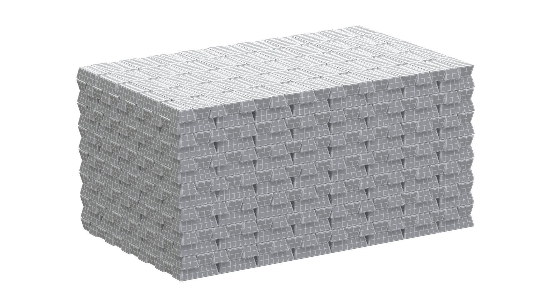 Gold Bars Stack 3D model | CGTrader