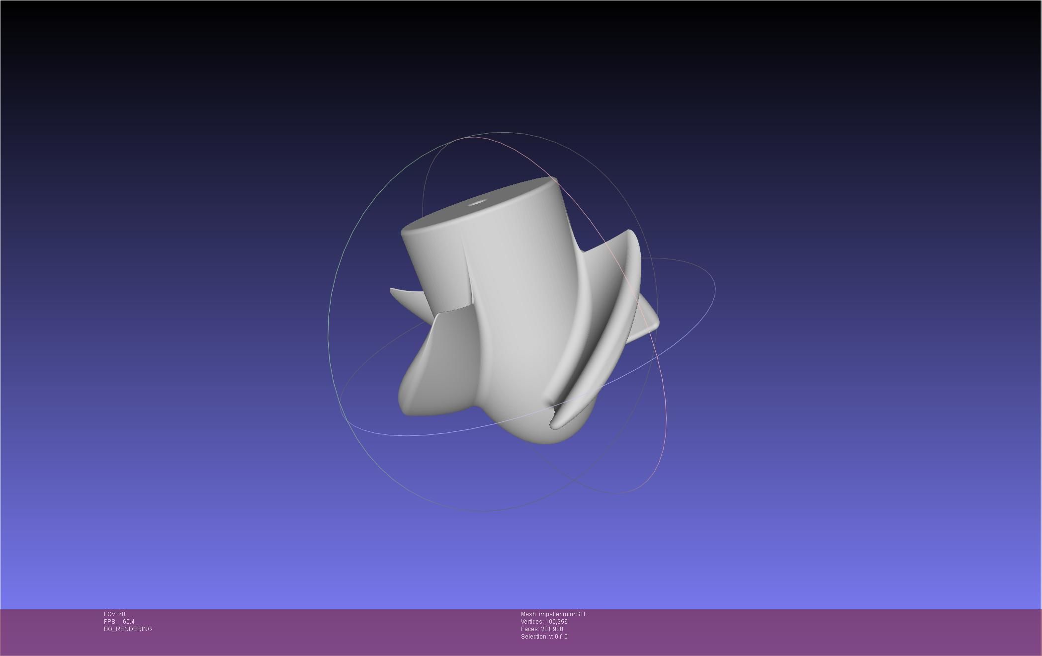65mm High Pitch Impeller And Stator 3D model 3D printable | CGTrader
