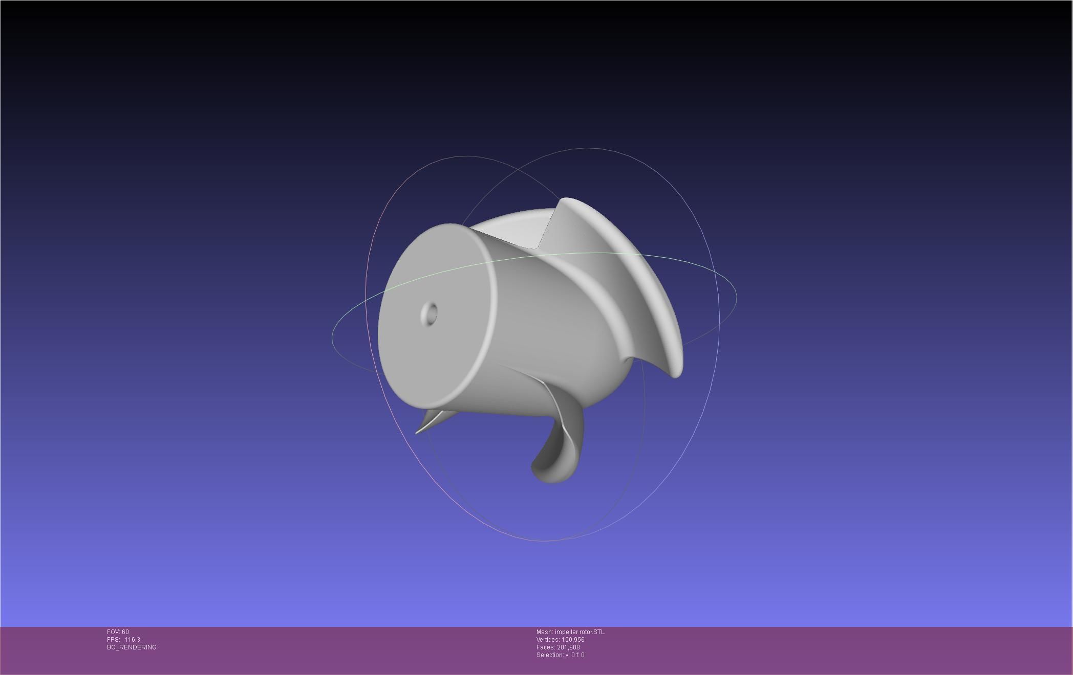 65mm High Pitch Impeller And Stator 3D model 3D printable | CGTrader