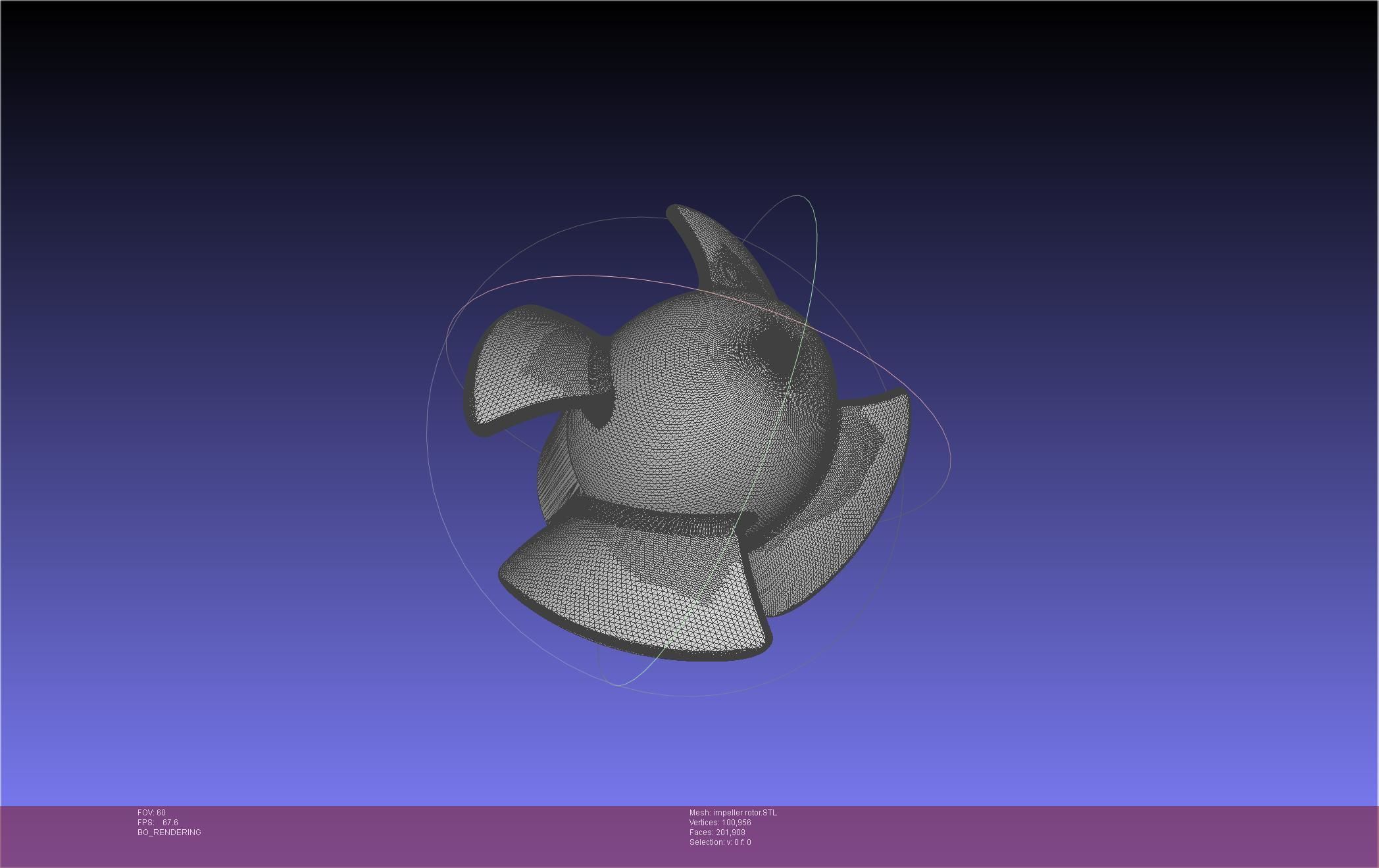 65mm High Pitch Impeller And Stator 3D model 3D printable | CGTrader