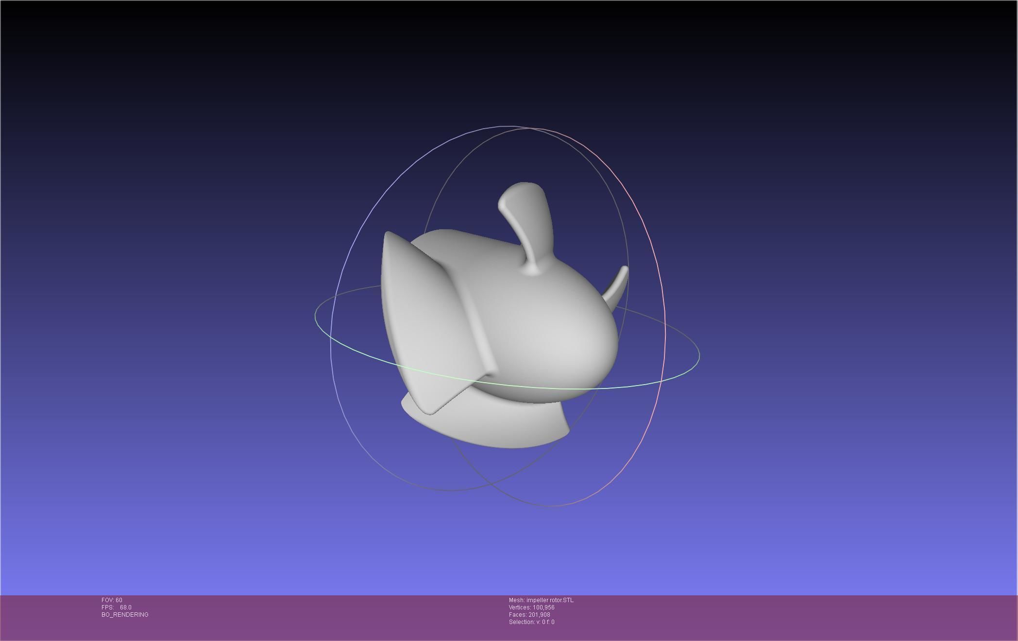 65mm High Pitch Impeller And Stator 3D model 3D printable | CGTrader