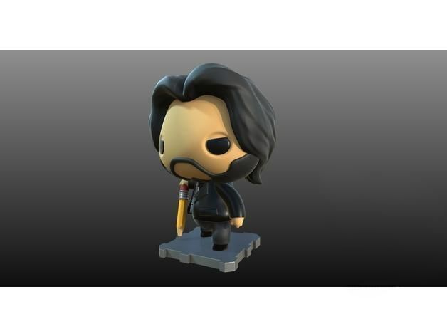 John Wick 3D Printing Sculpture 3D model 3D printable | CGTrader