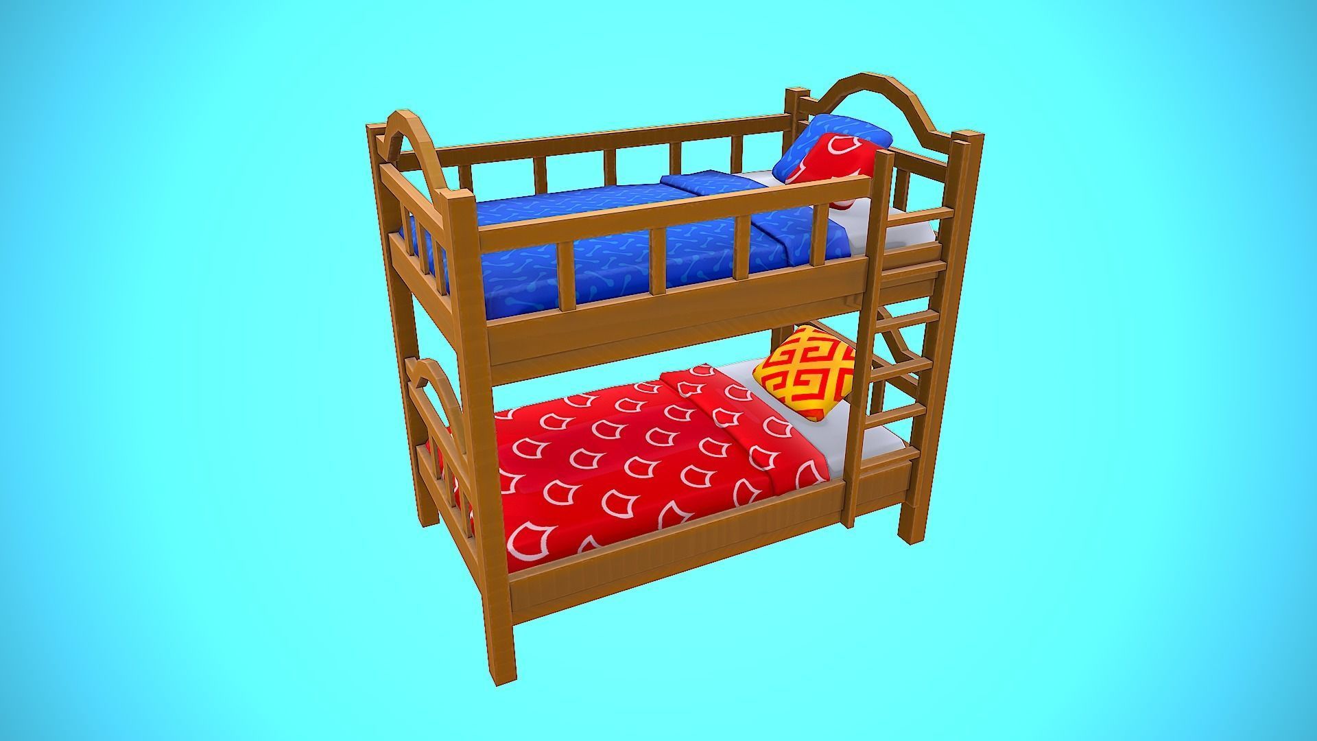 3D model BUNK CARTOON STYLIZED VR / AR / low-poly | CGTrader