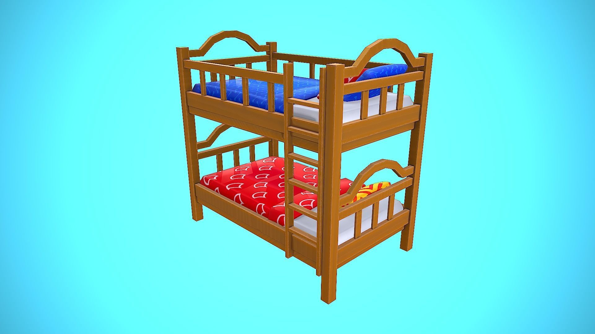3D model BUNK CARTOON STYLIZED VR / AR / low-poly | CGTrader