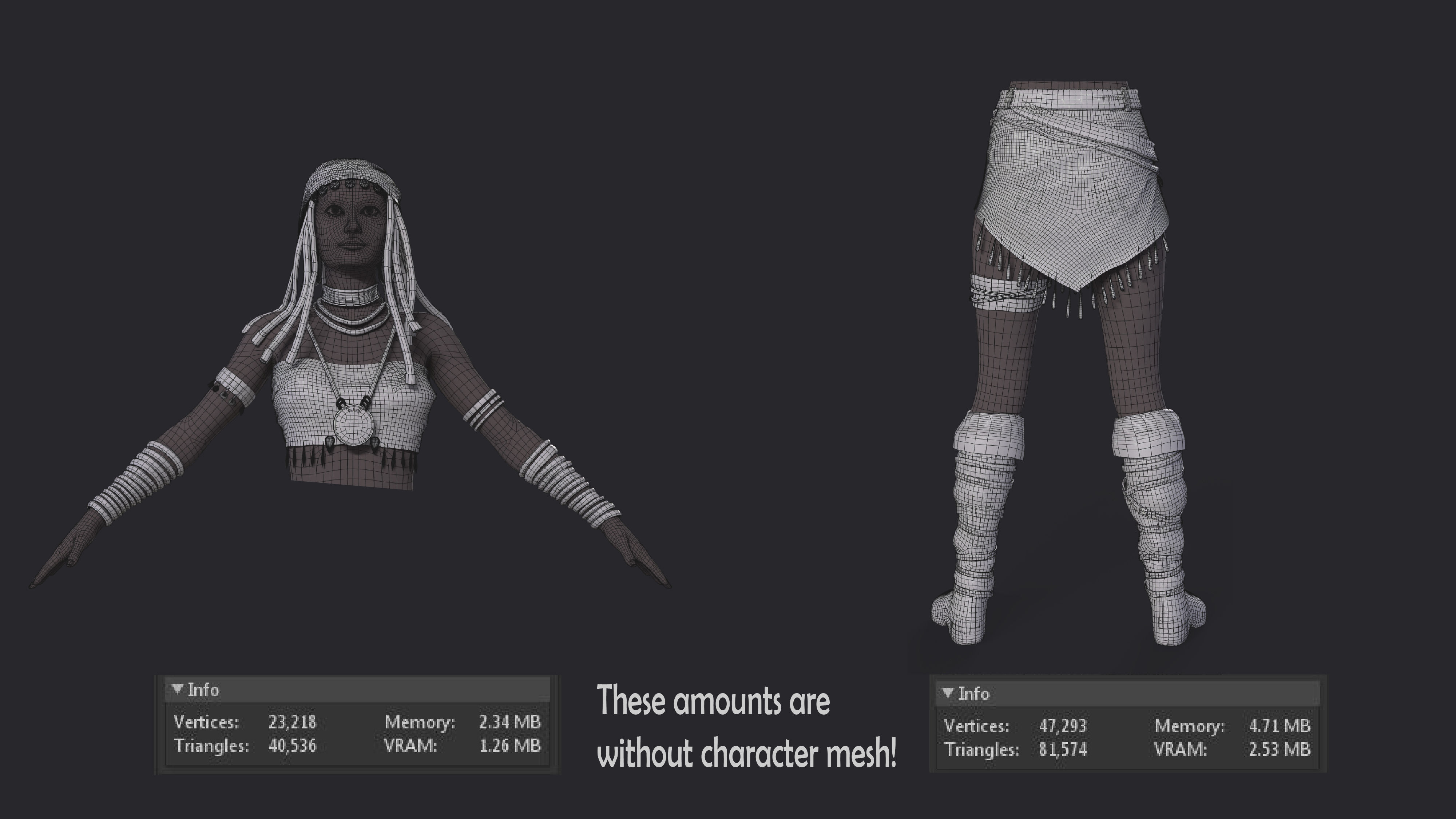 Tribal ethnic 3D clothes 3D model | CGTrader