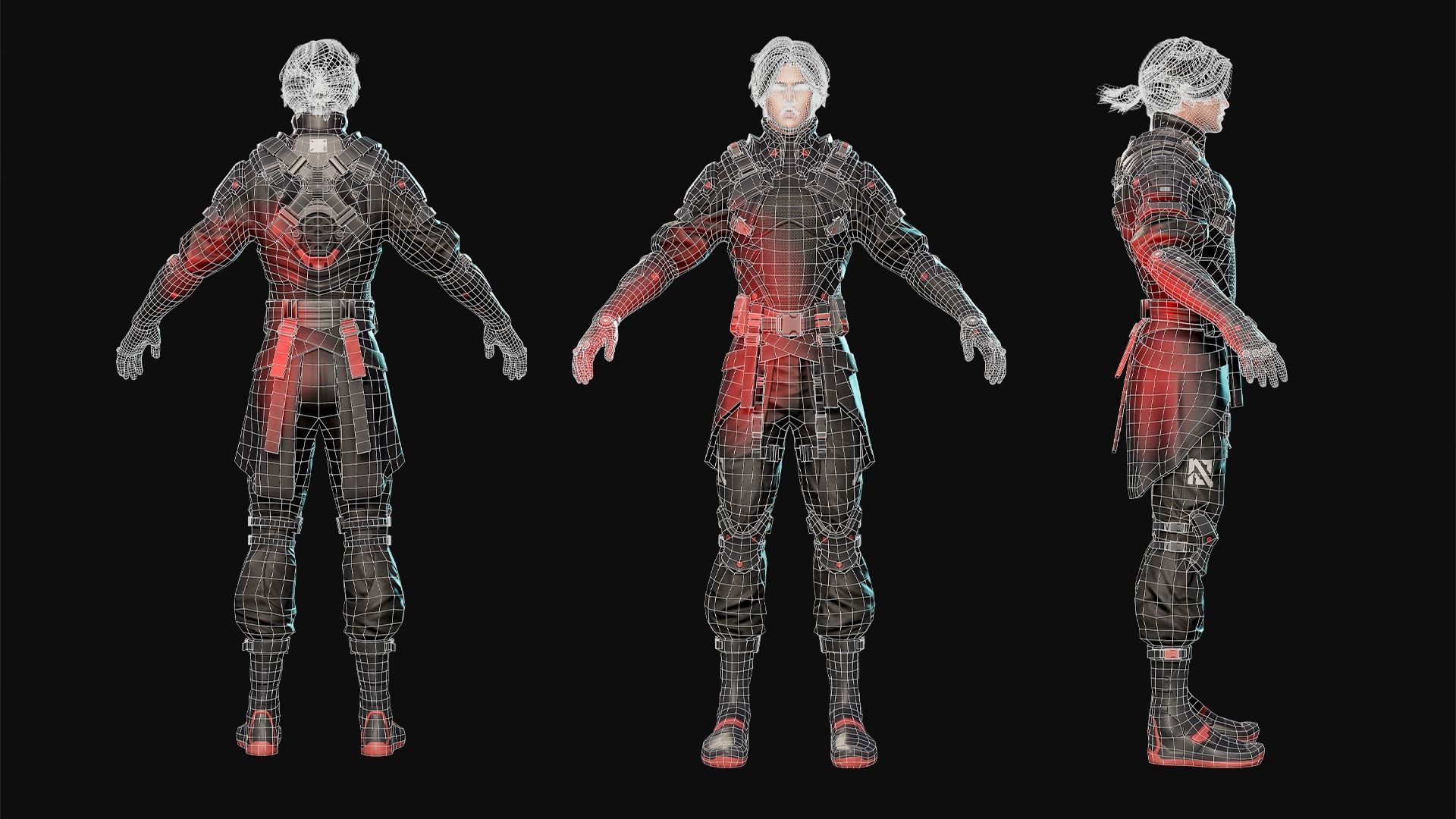 3D model Stellar Rogue - Sci-Fi Characters - Game Ready VR / AR / low-poly | CGTrader