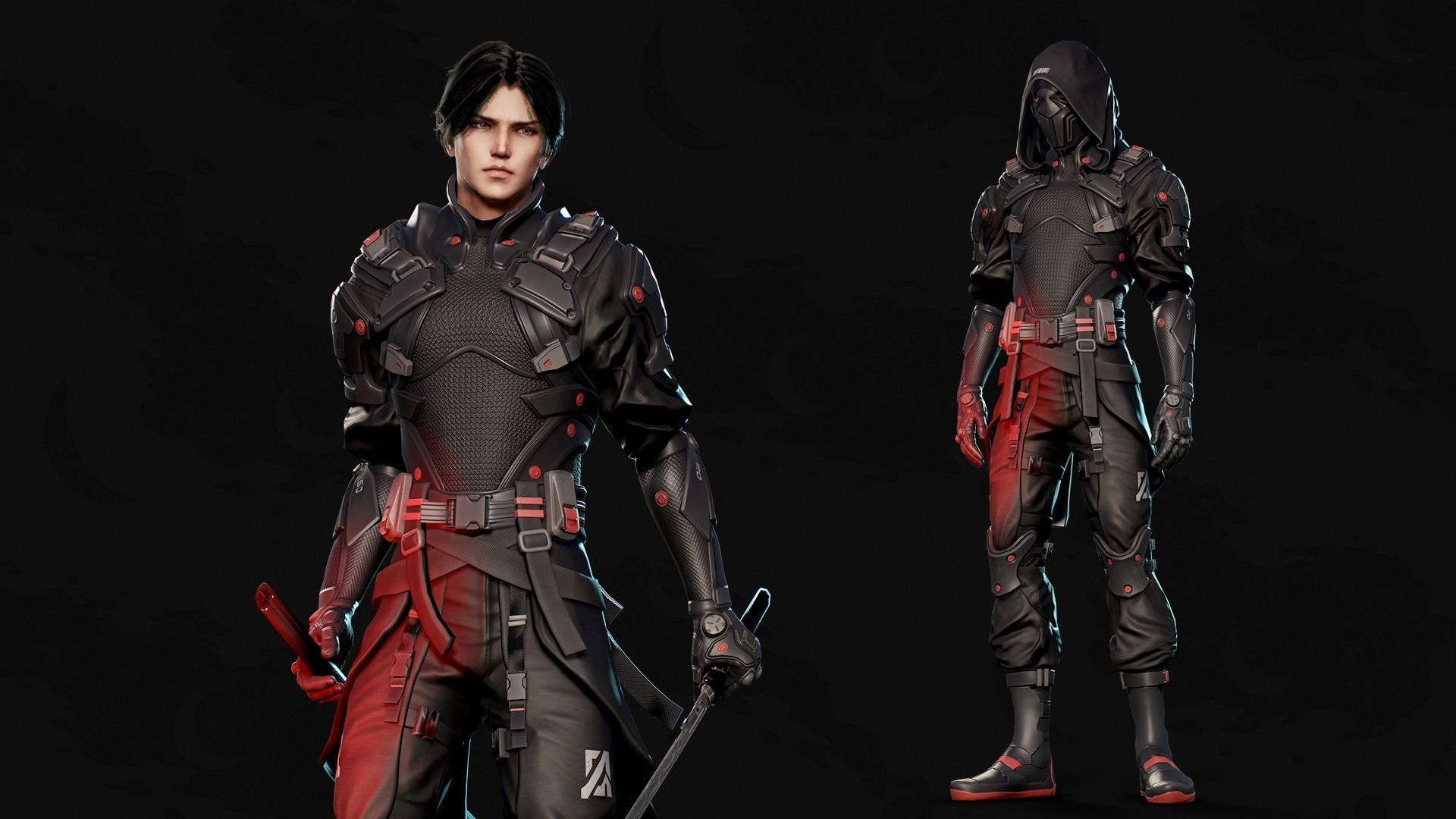 3D model Stellar Rogue - Sci-Fi Characters - Game Ready VR / AR / low-poly | CGTrader