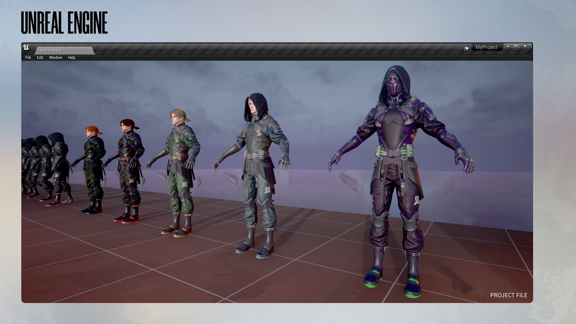 3D model Stellar Rogue - Sci-Fi Characters - Game Ready VR / AR / low-poly | CGTrader