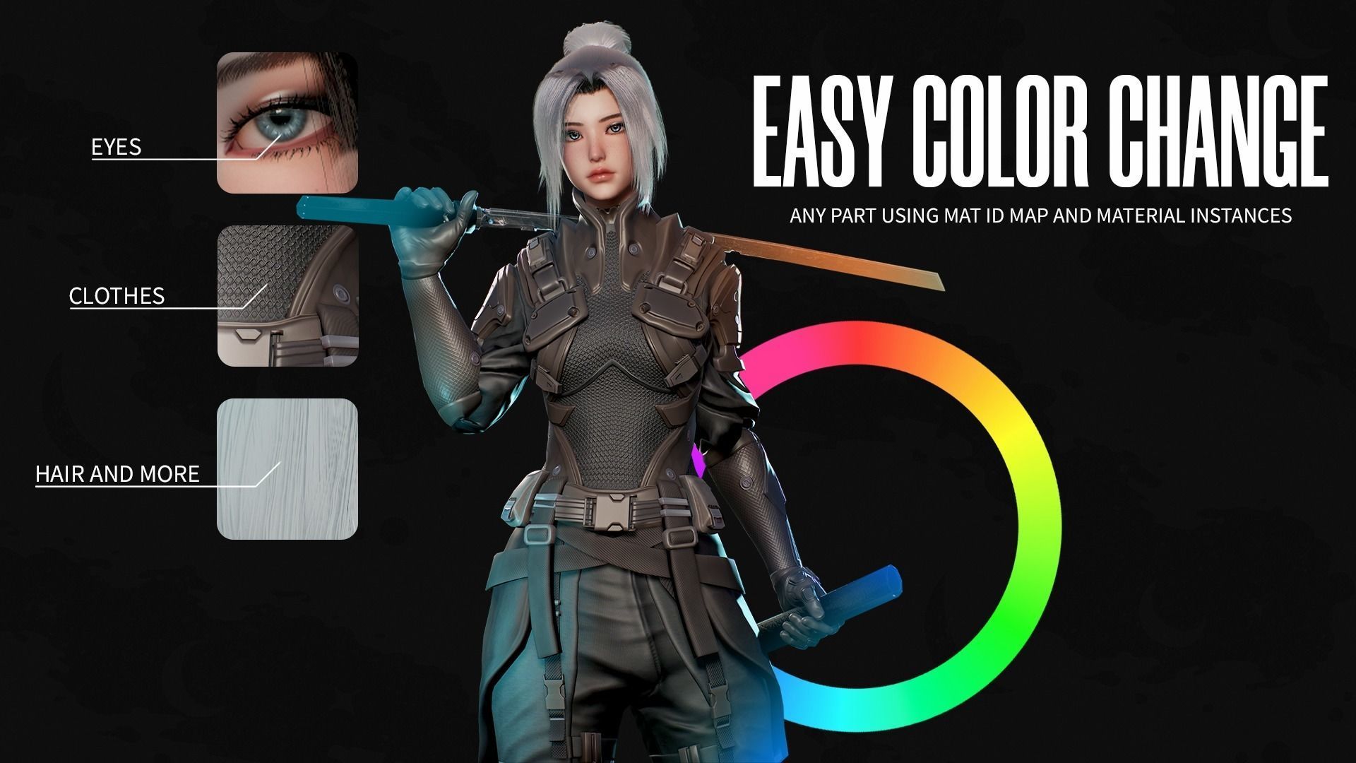 3D model Stellar Rogue - Sci-Fi Characters - Game Ready VR / AR / low-poly | CGTrader