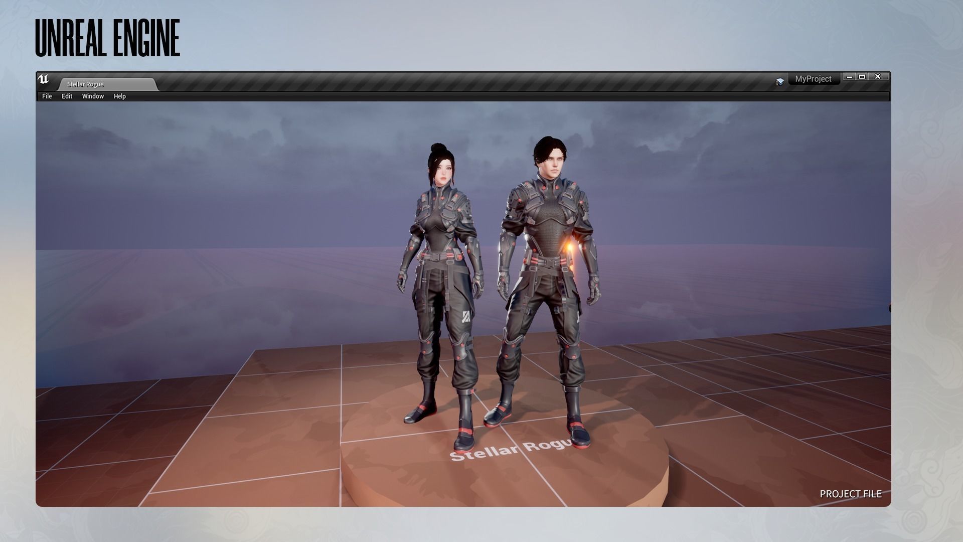 3D model Stellar Rogue - Sci-Fi Characters - Game Ready VR / AR / low-poly | CGTrader