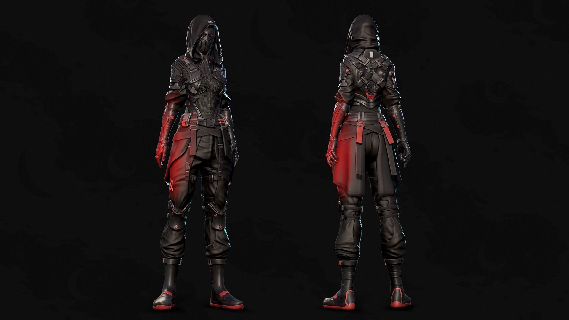 3D model Stellar Rogue - Sci-Fi Characters - Game Ready VR / AR / low-poly | CGTrader