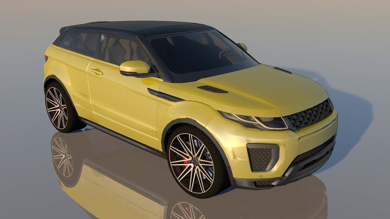Range Rover - Evoque 3D model Midpoly 3D model | CGTrader