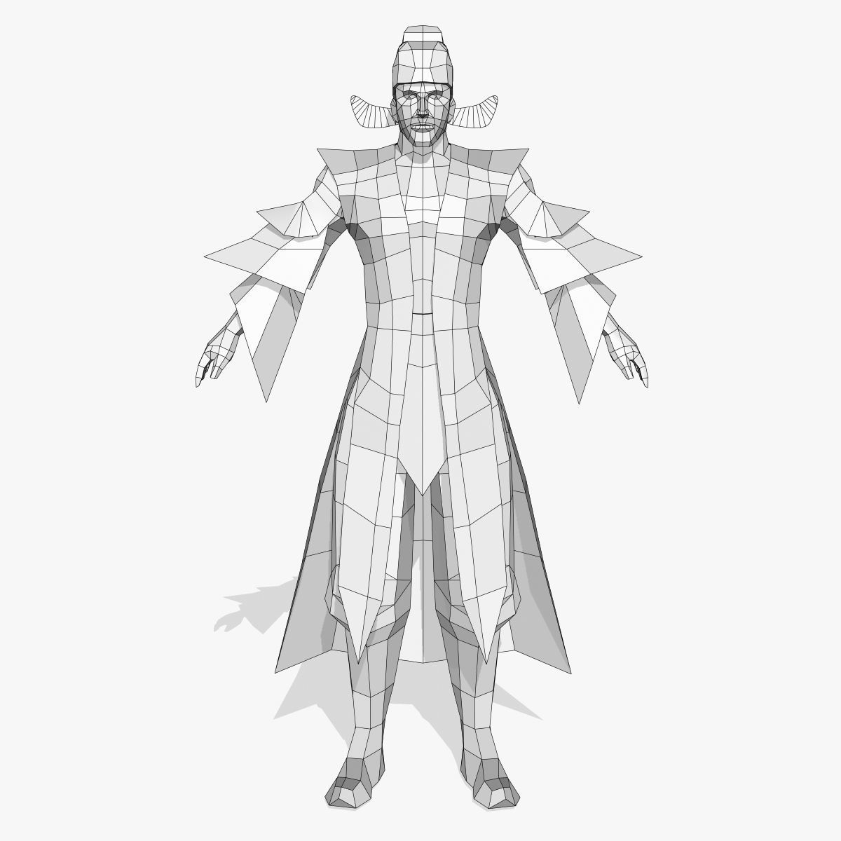 3D model fantasy male magician character VR / AR / low-poly | CGTrader