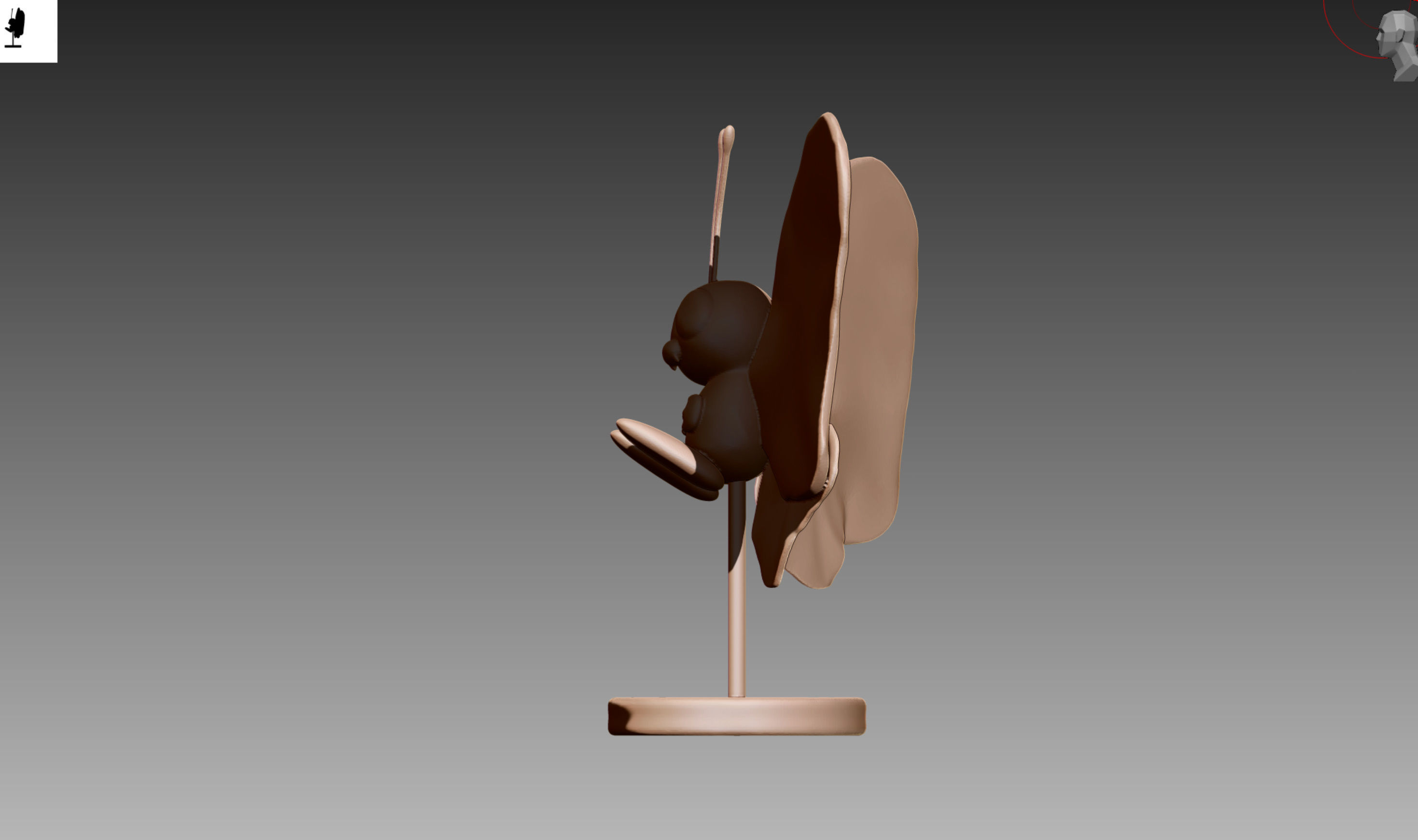 Butterfree flying Pokemon OBJ STL 3D model 3D printable | CGTrader