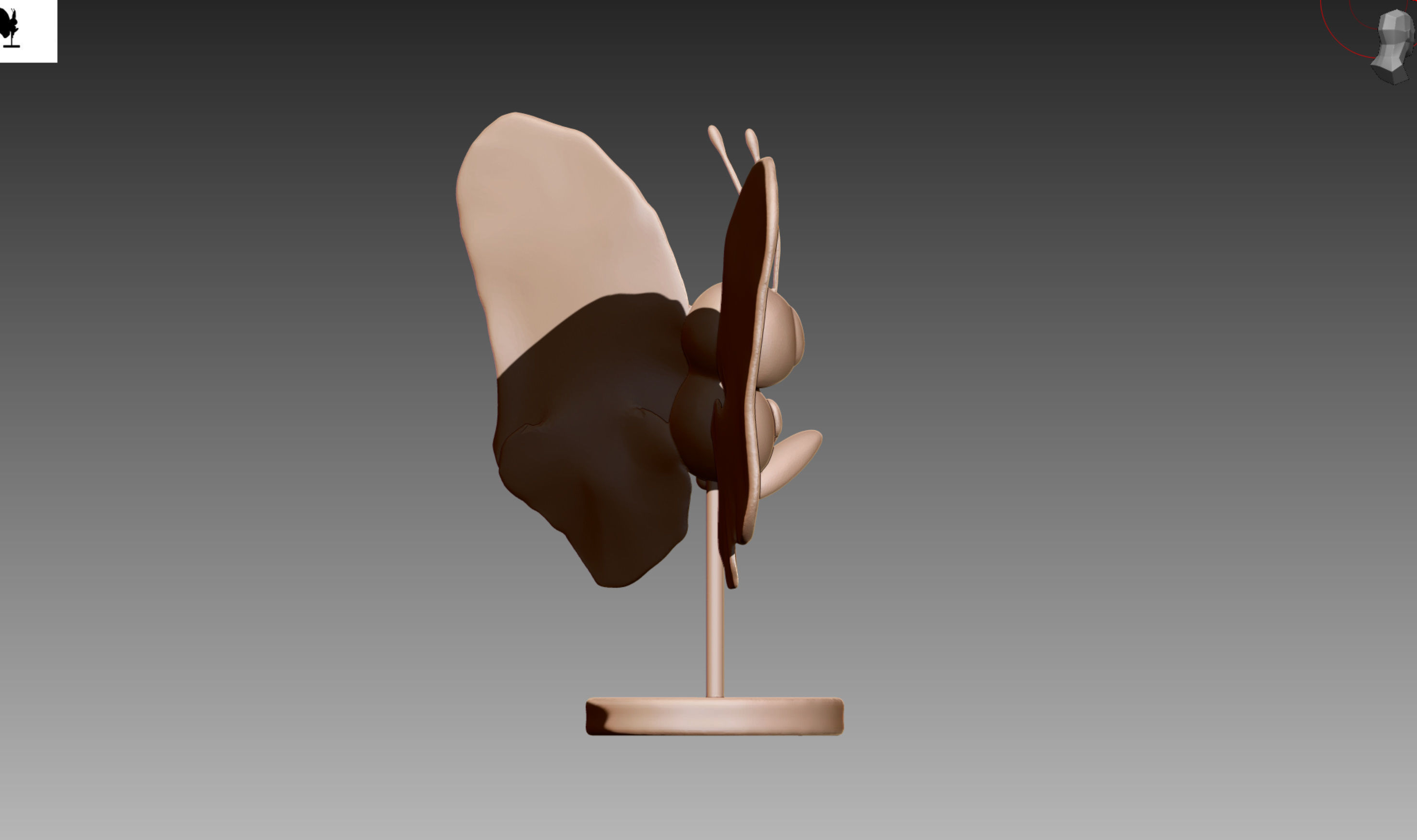 Butterfree flying Pokemon OBJ STL 3D model 3D printable | CGTrader