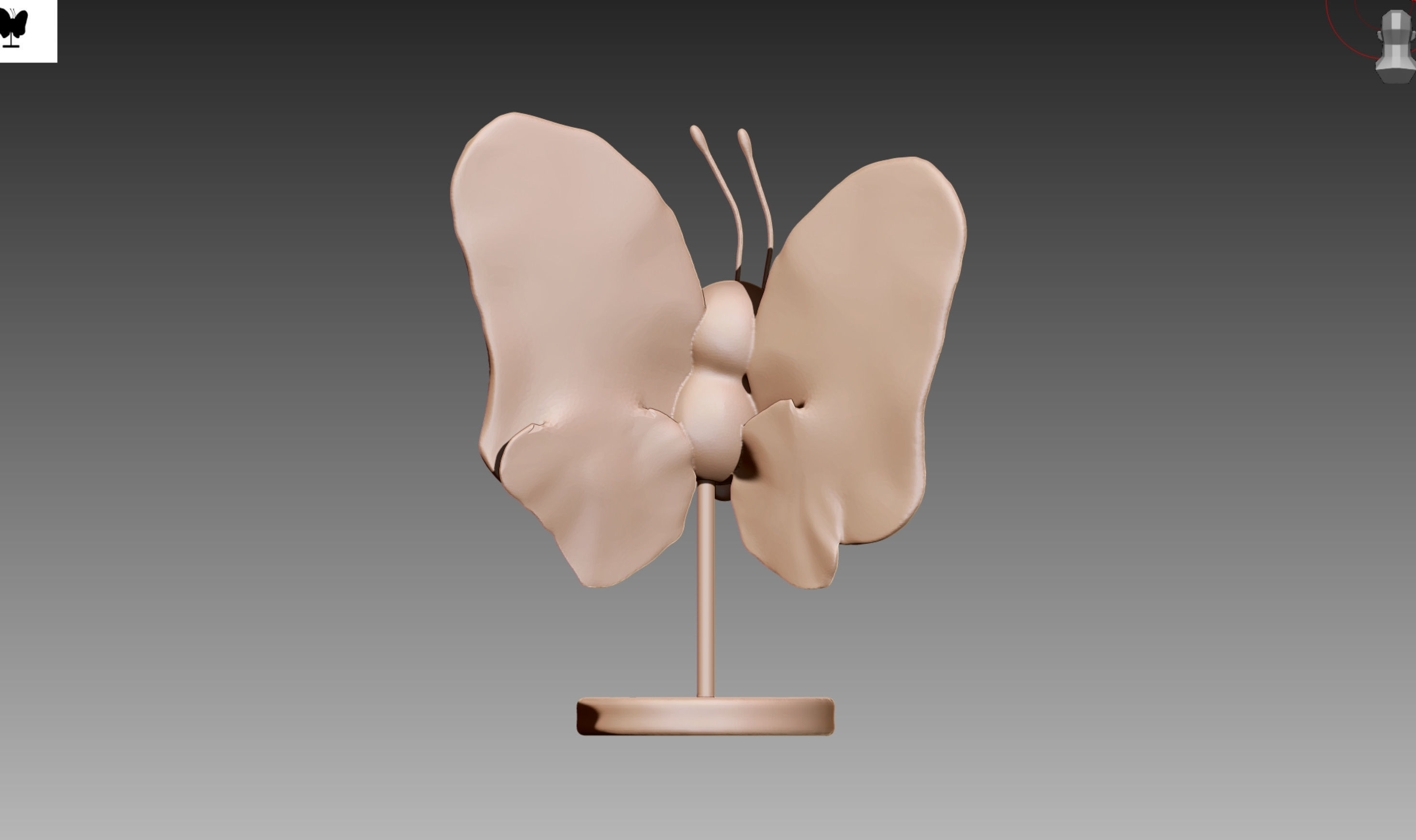 Butterfree flying Pokemon OBJ STL 3D model 3D printable | CGTrader