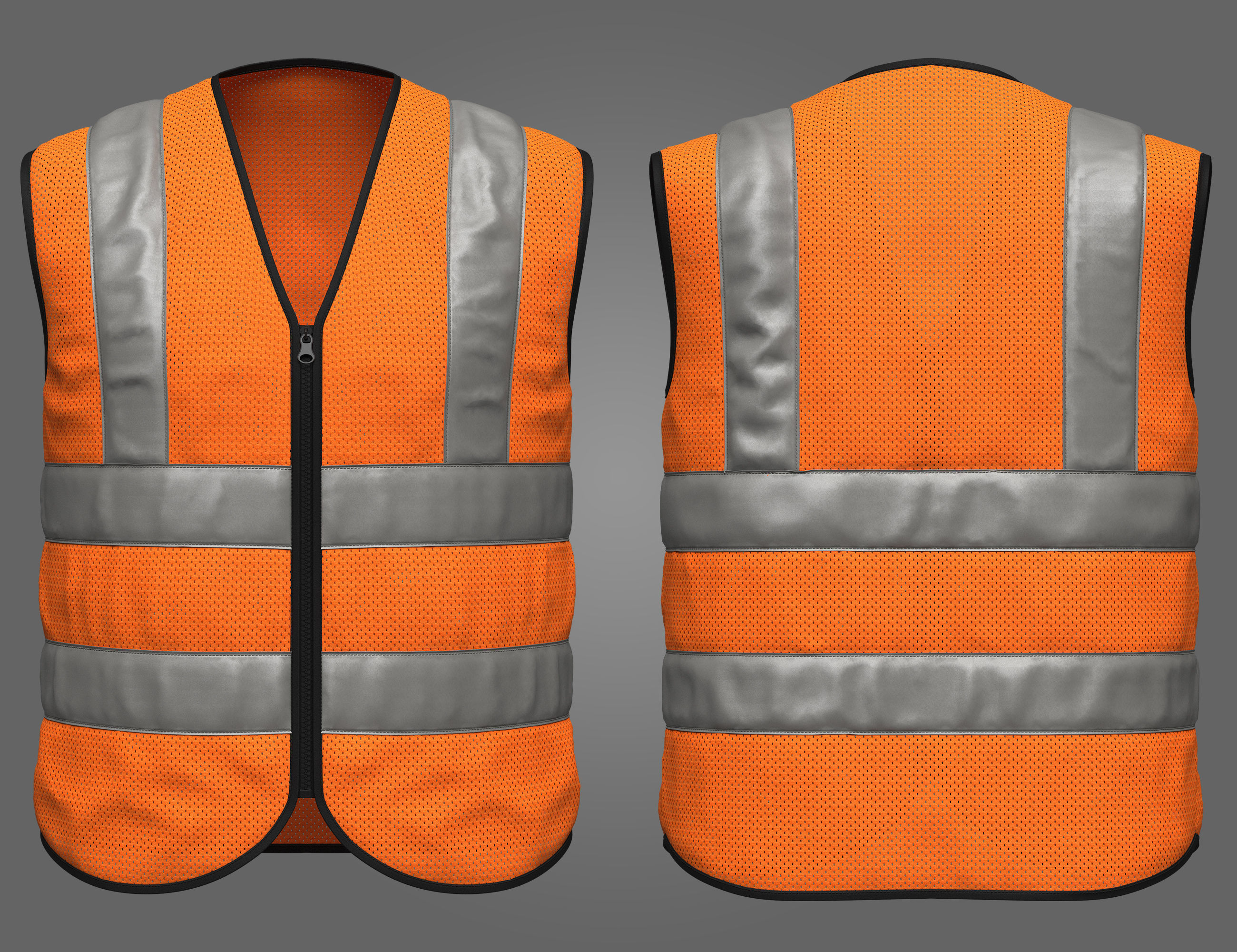safety vests 3d Model 3D model | CGTrader
