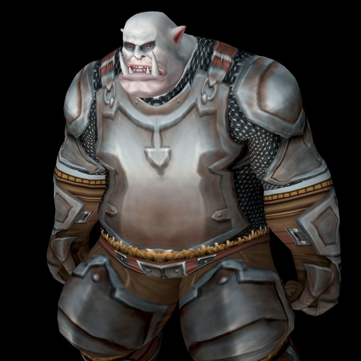 3D model strong orc warrior VR / AR / low-poly | CGTrader