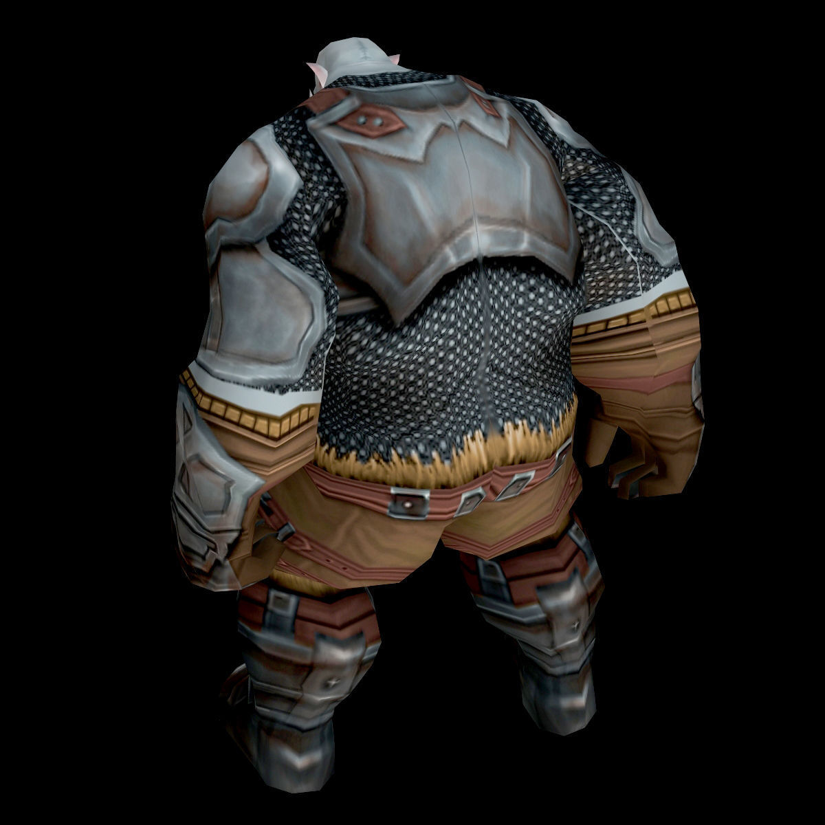 3D model strong orc warrior VR / AR / low-poly | CGTrader