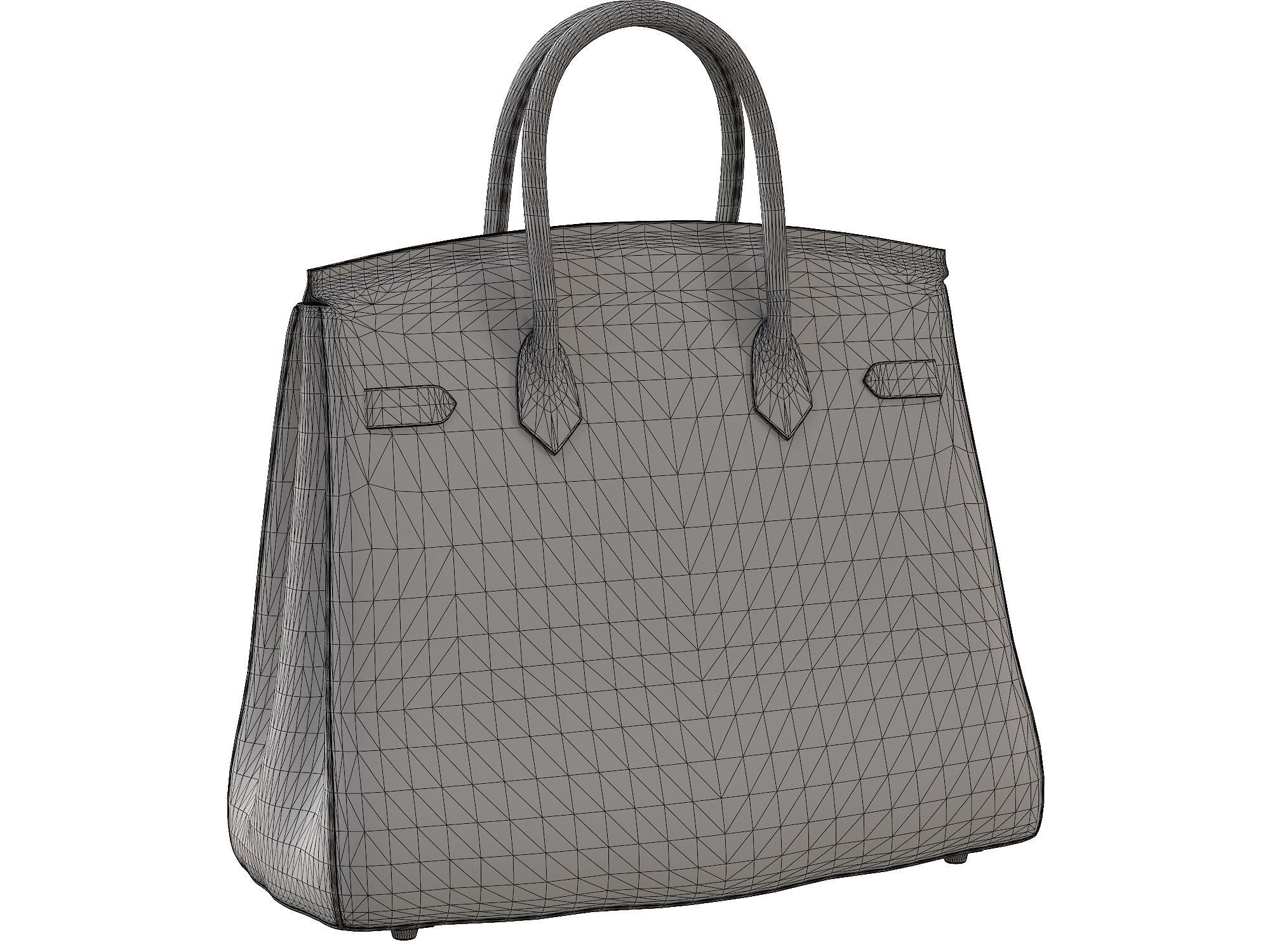 3D Model Collection Hermes Birkin Bag VR / AR / low-poly | CGTrader