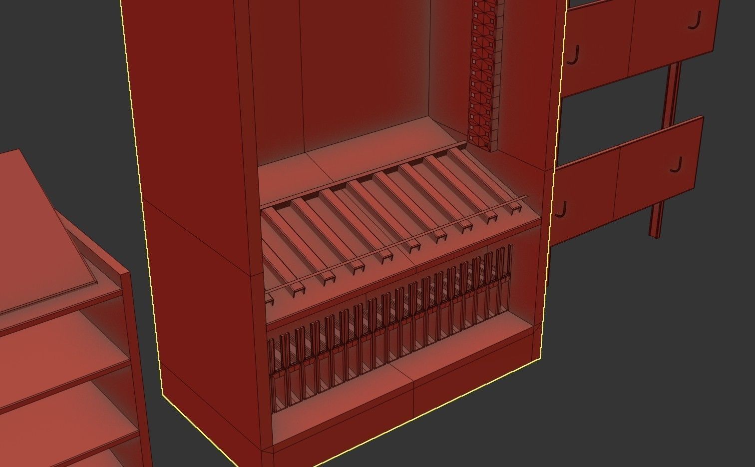 3D model Gun Storage Rack Pack VR / AR / low-poly | CGTrader
