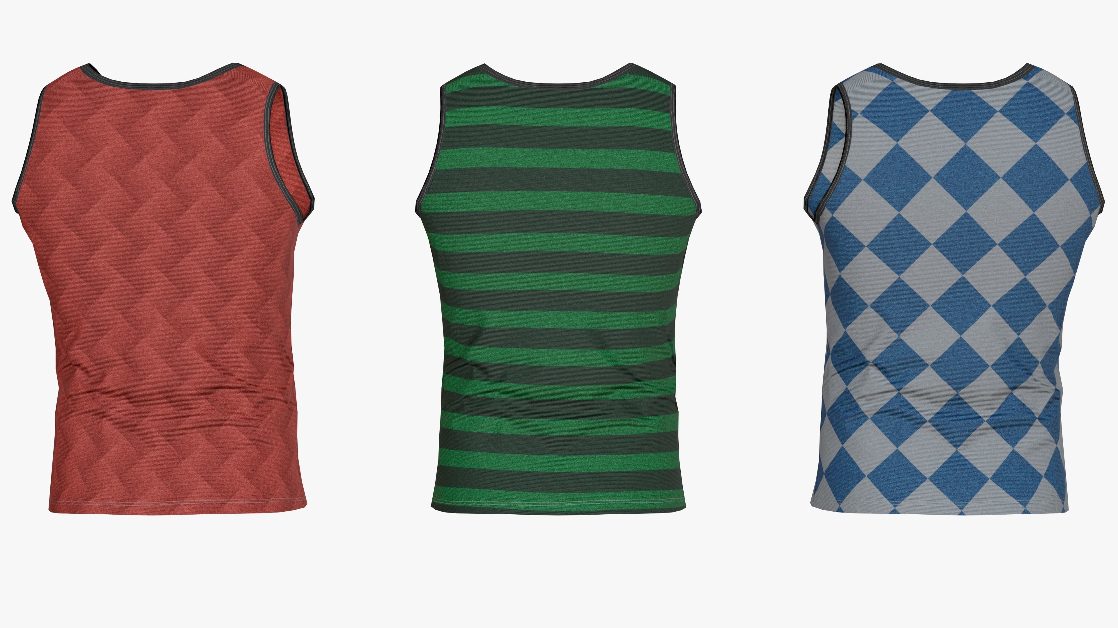 Men TankTop free VR / AR / low-poly 3D model | CGTrader