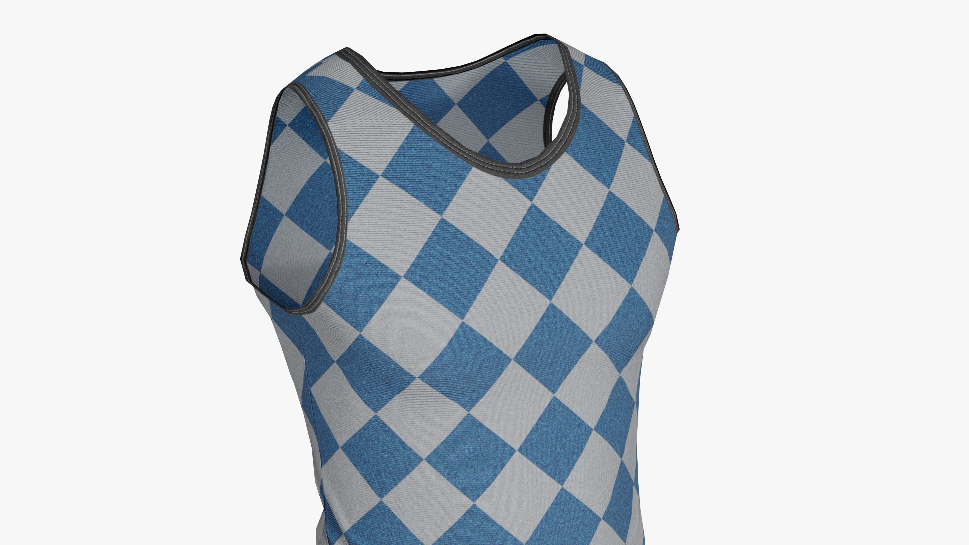 Men TankTop free VR / AR / low-poly 3D model | CGTrader
