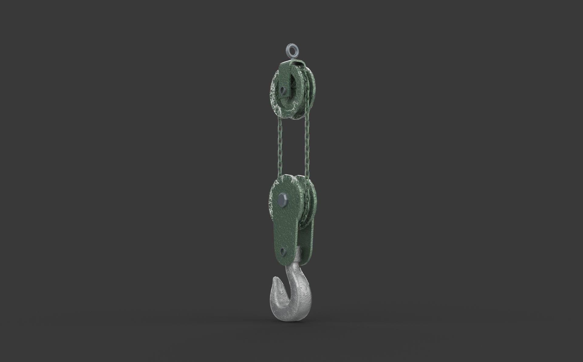 Chain Pulley 3D model animated | CGTrader