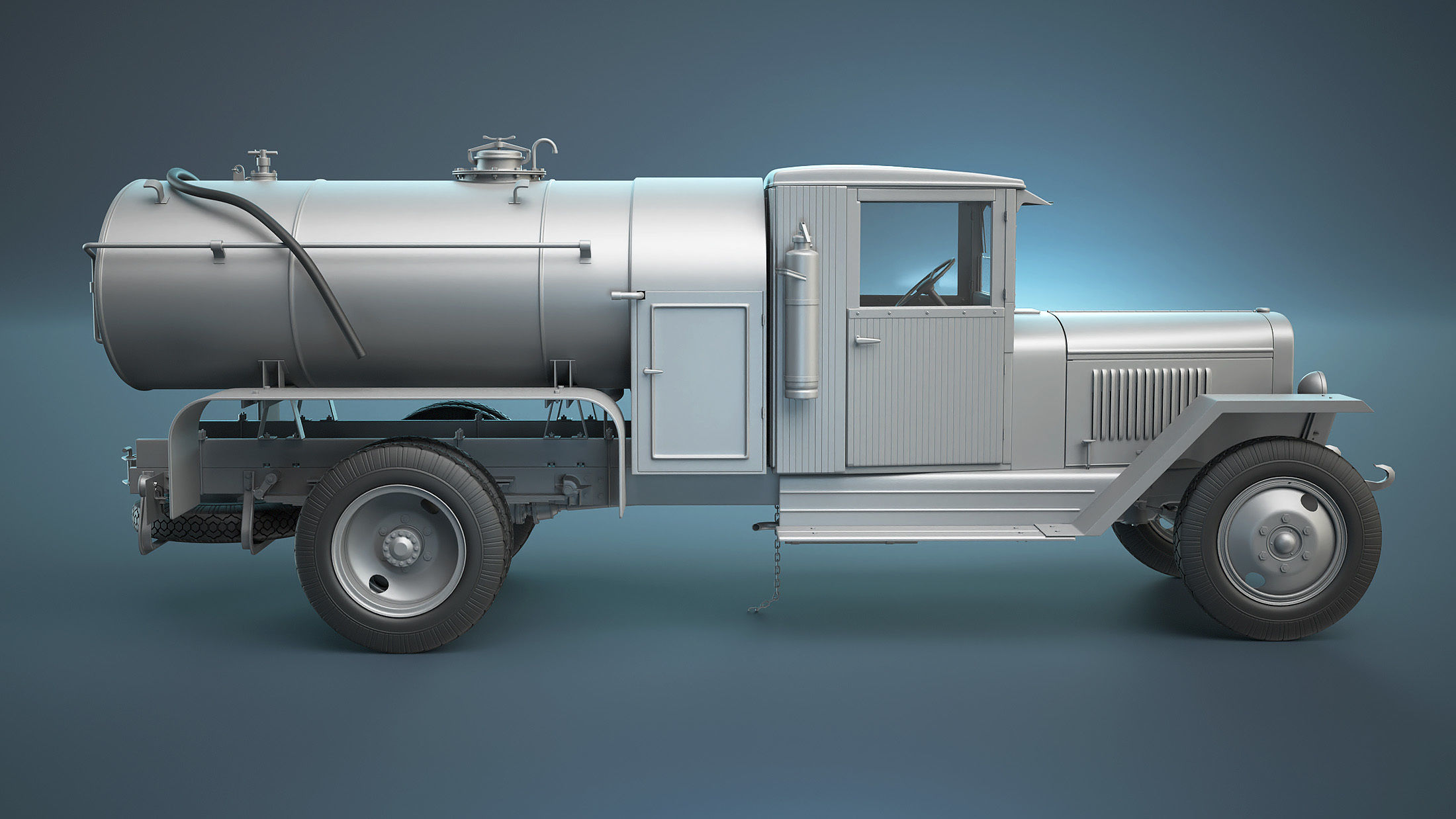 ZIS-5 Fuel Tank High-Poly 3D model | CGTrader