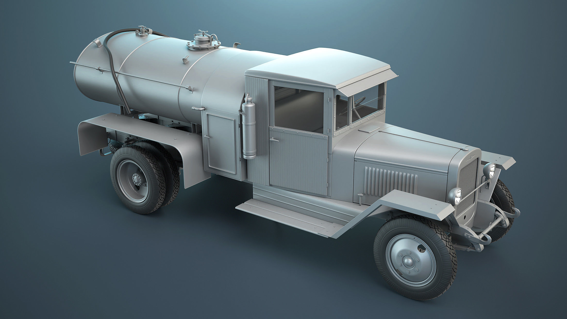 ZIS-5 Fuel Tank High-Poly 3D model | CGTrader