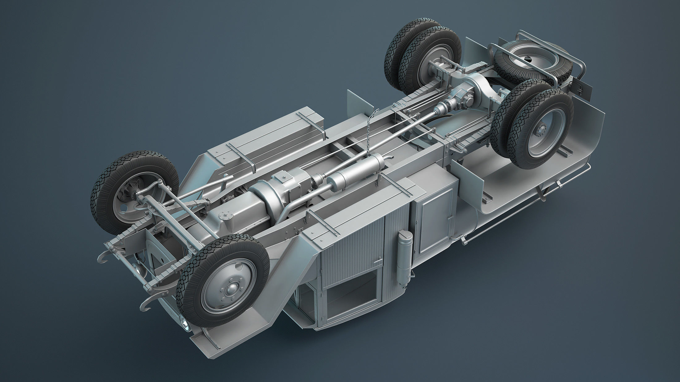 ZIS-5 Fuel Tank High-Poly 3D model | CGTrader