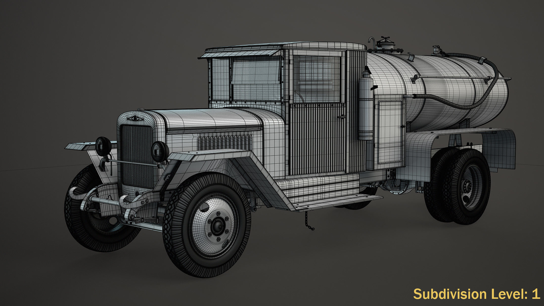 ZIS-5 Fuel Tank High-Poly 3D model | CGTrader