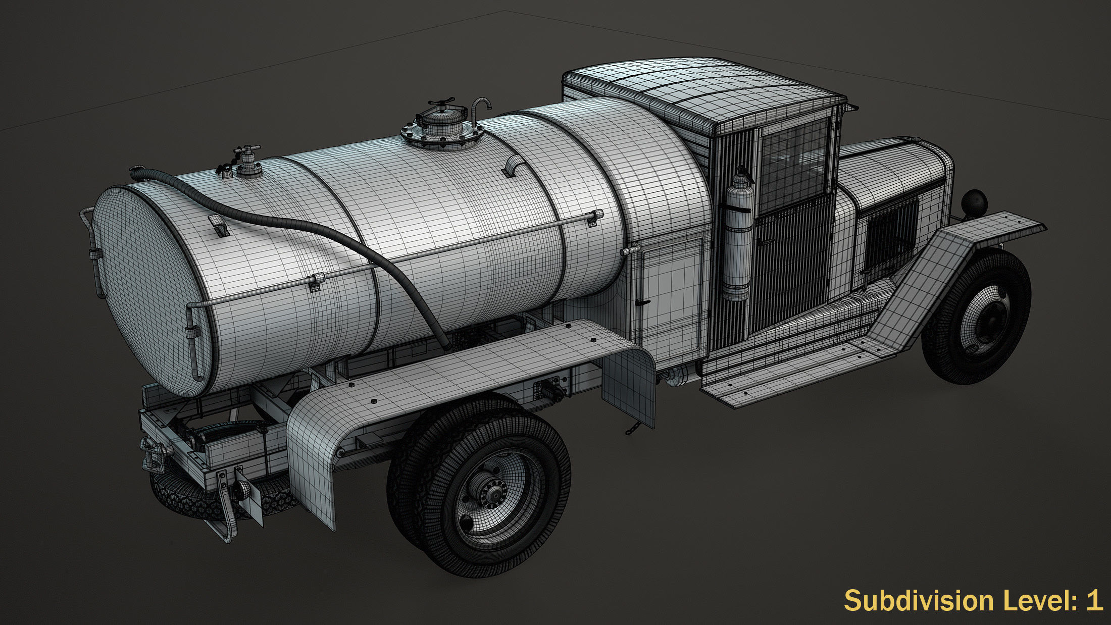 ZIS-5 Fuel Tank High-Poly 3D model | CGTrader