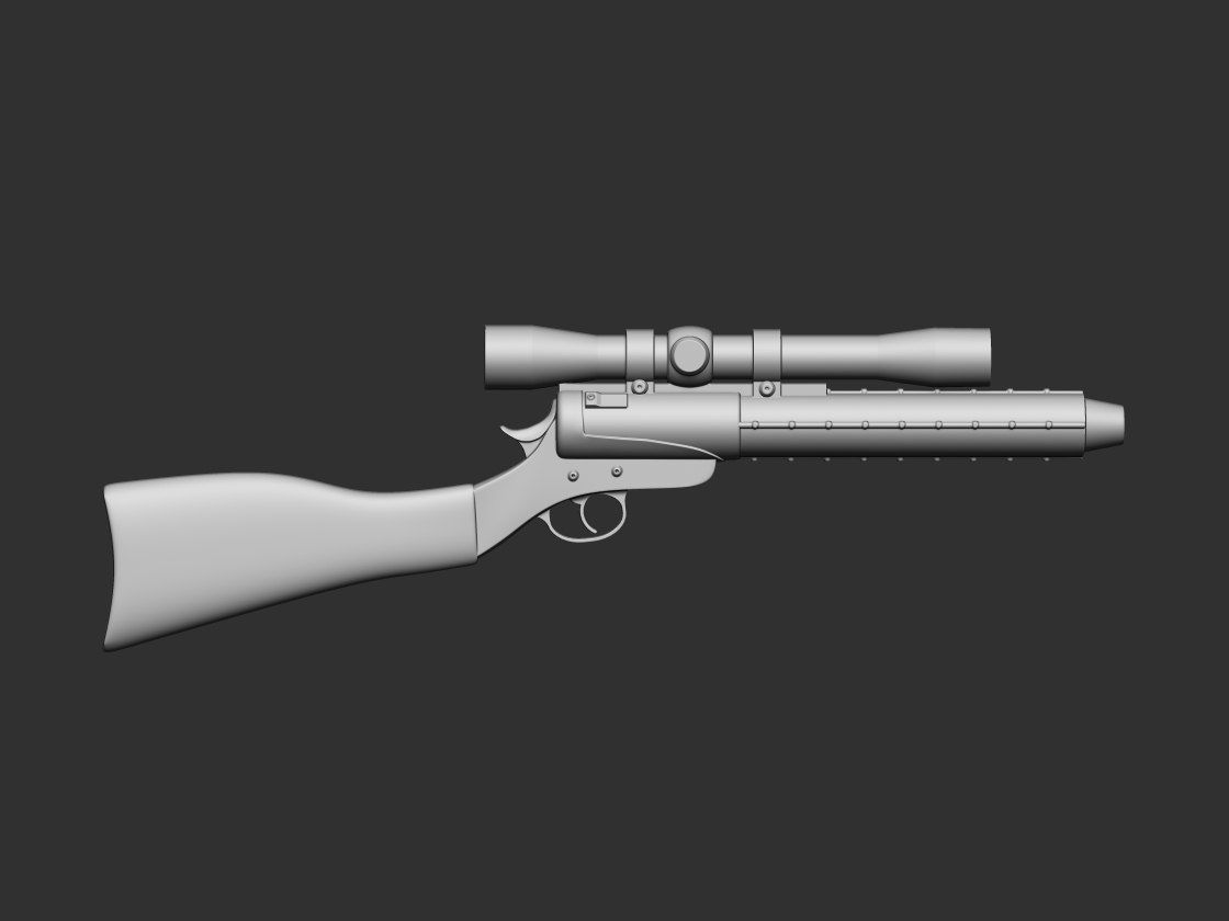 Covert Carbine Blaster Mandalorian 3d Digital Download 3D model 3D ...