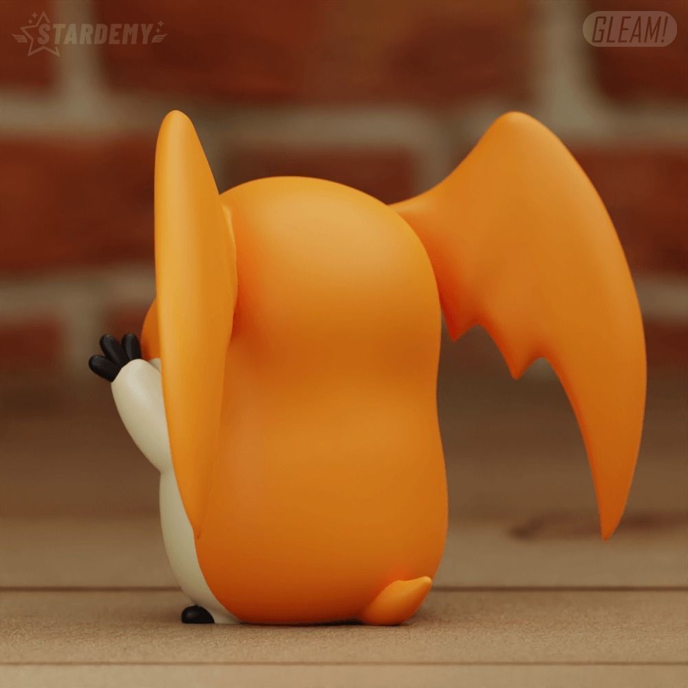 Patamon Chibi 4 models Easy Print Digimon Adventure 3D model 3D ...