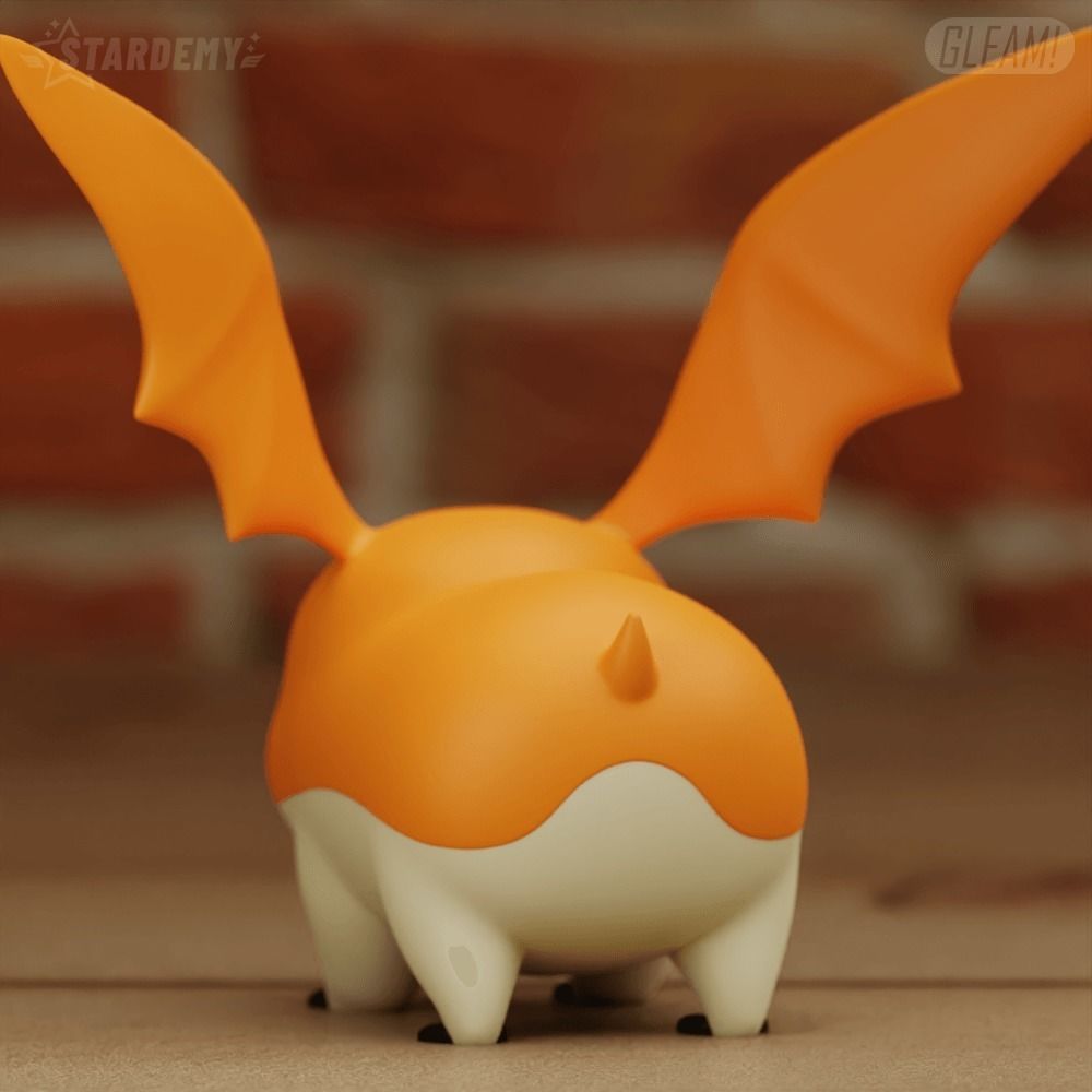 Patamon Chibi 4 models Easy Print Digimon Adventure 3D model 3D ...